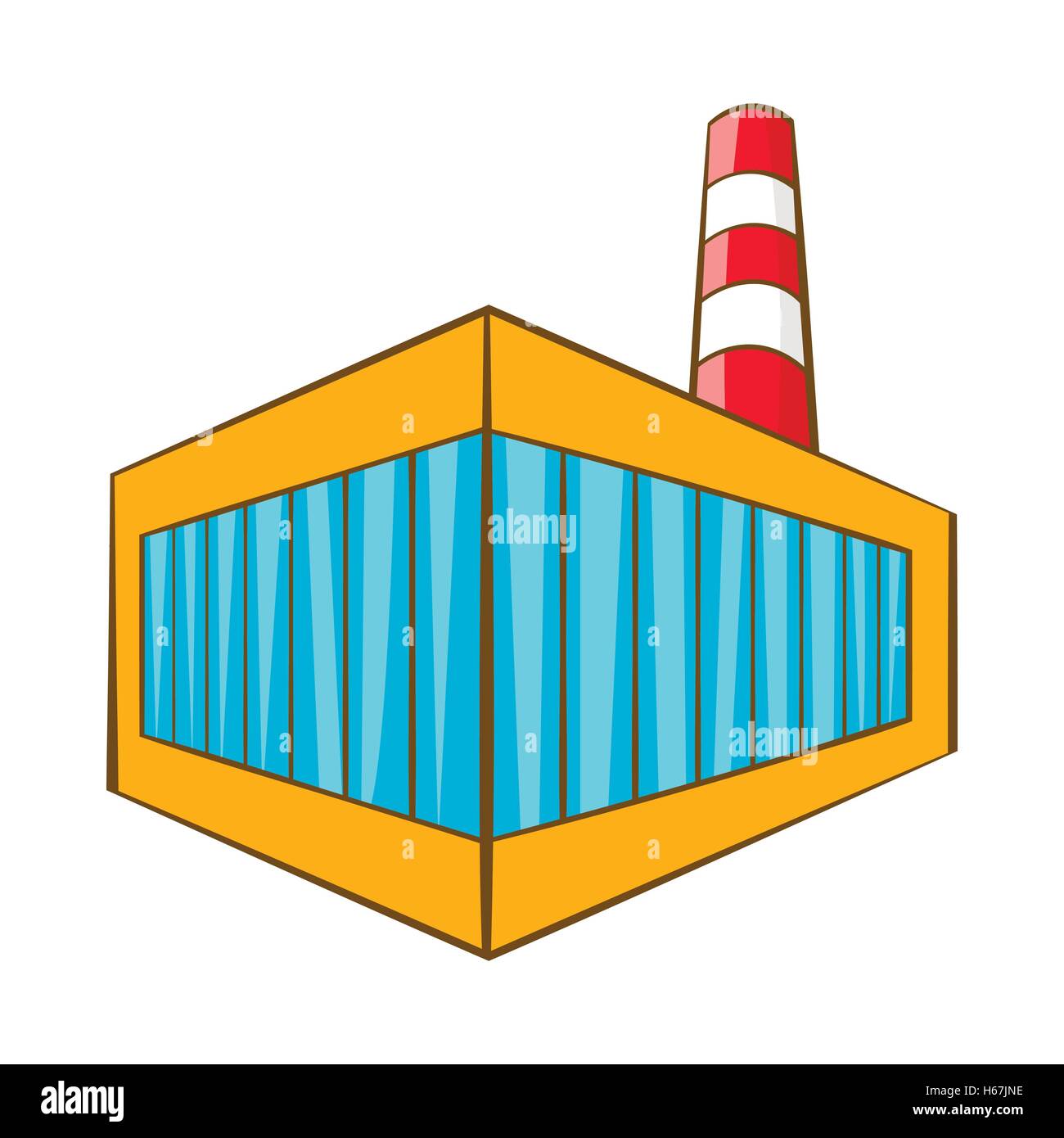 Beer bottling building icon, cartoon style Stock Vector Image & Art - Alamy