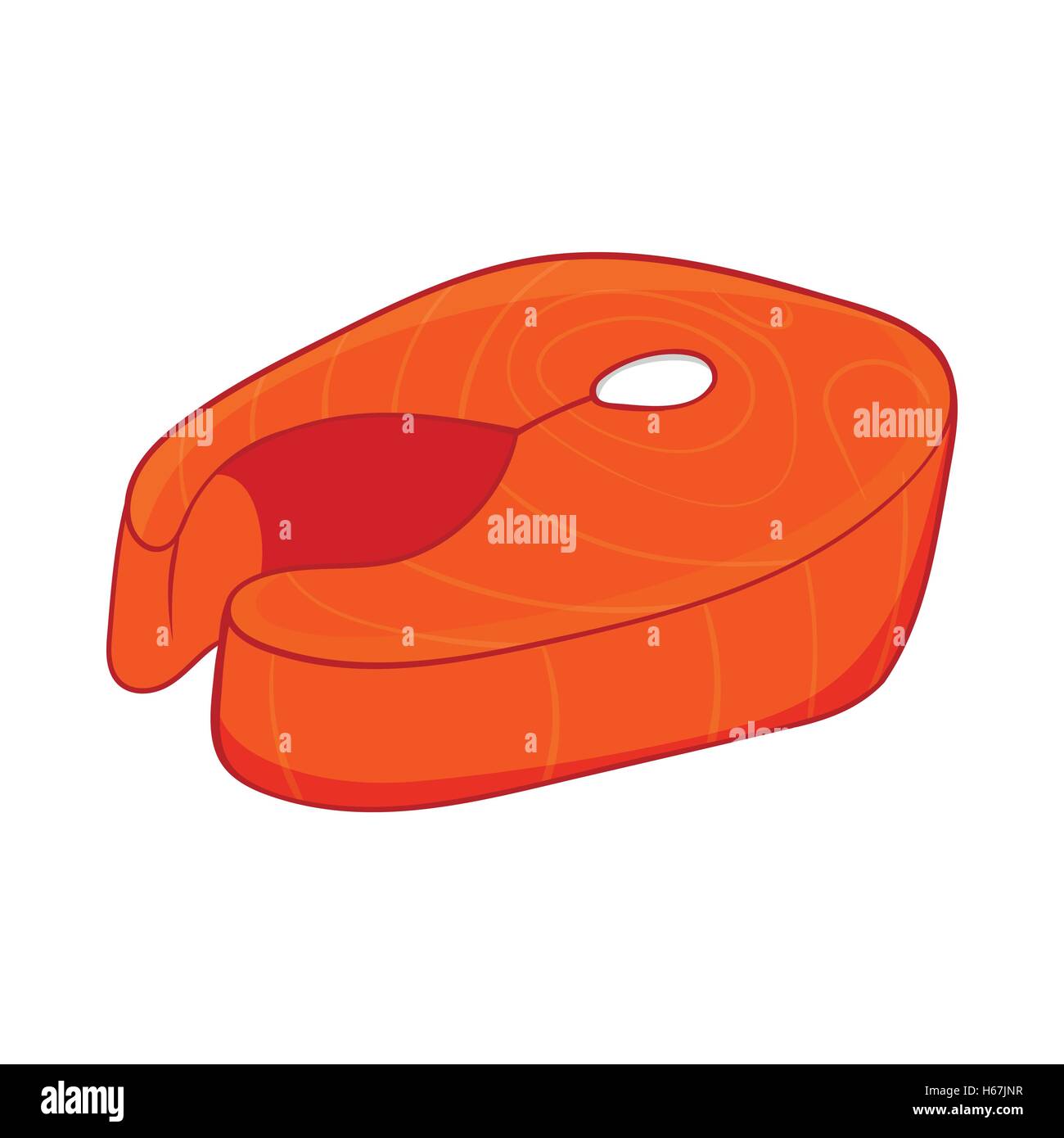 Fish fillet icon, cartoon style Stock Vector Image & Art - Alamy