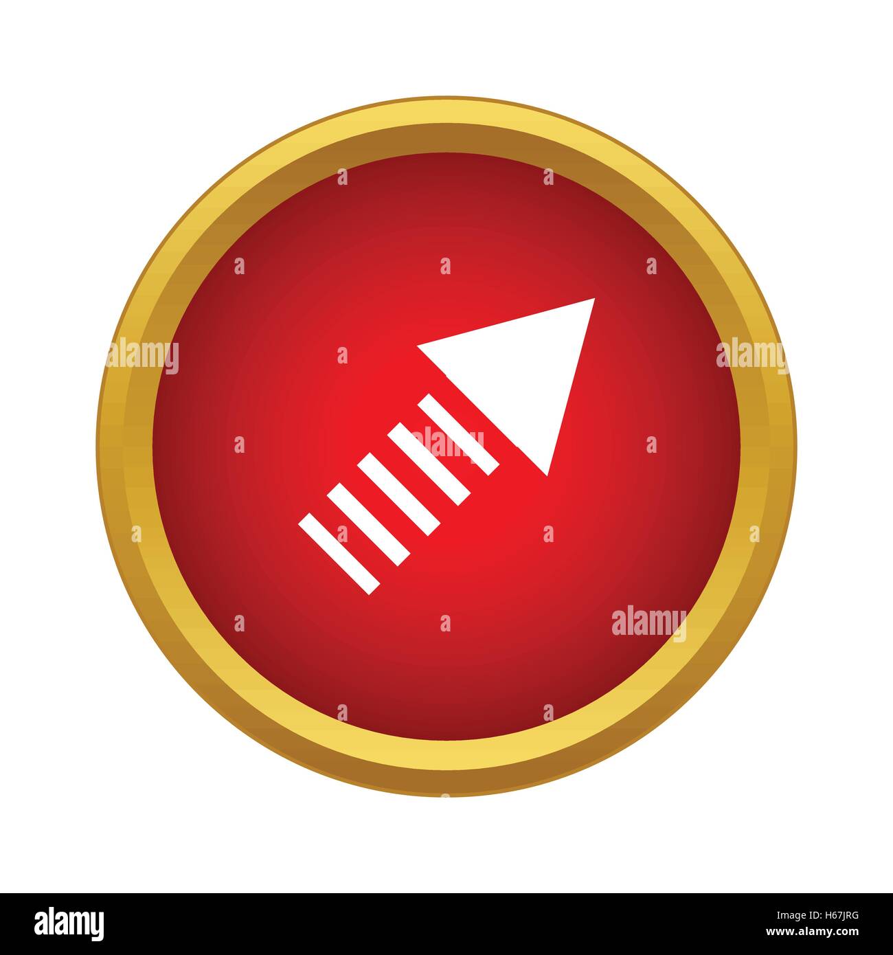 An ascending arrow icon, simple style Stock Vector Image & Art - Alamy