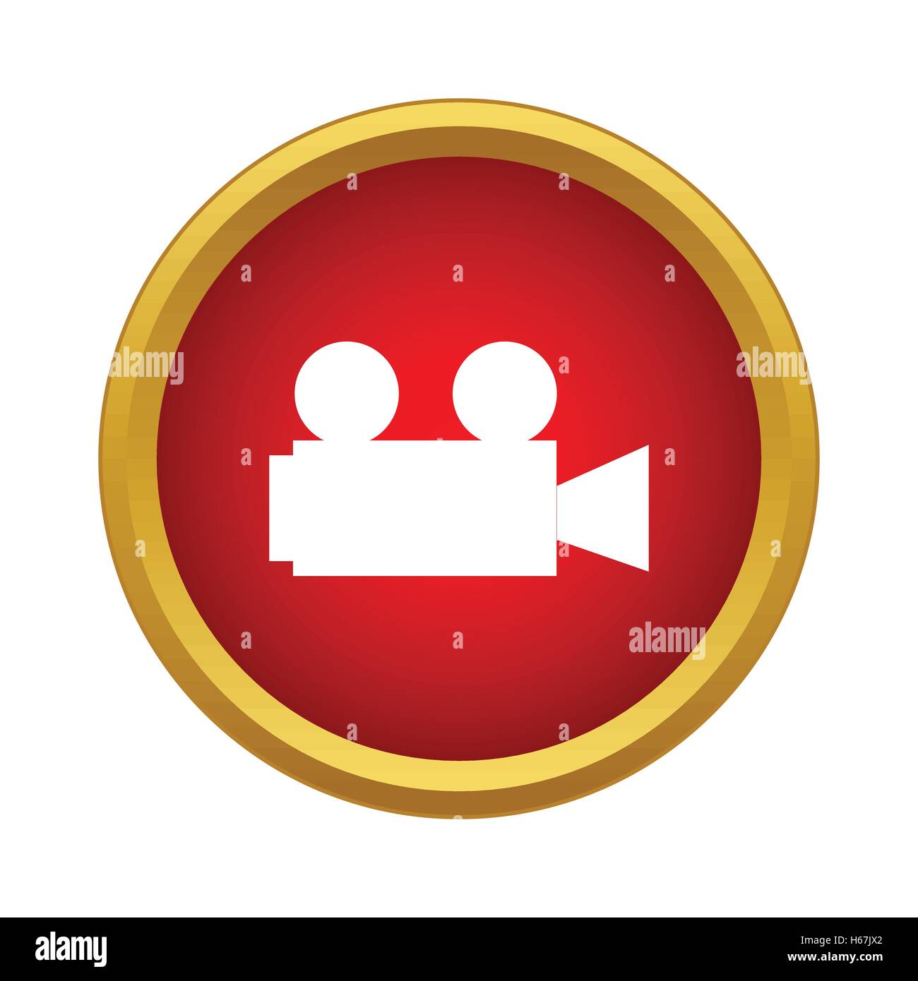 Retro cinema camera icon, simple style Stock Vector Image & Art - Alamy