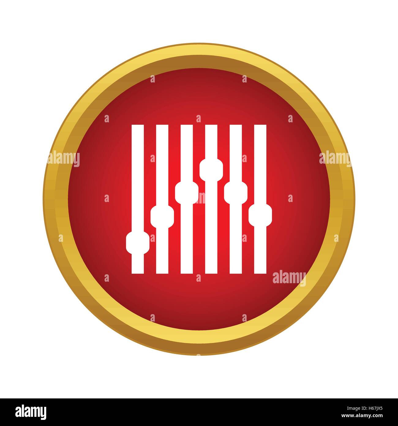 Recording level button Stock Vector Images - Alamy