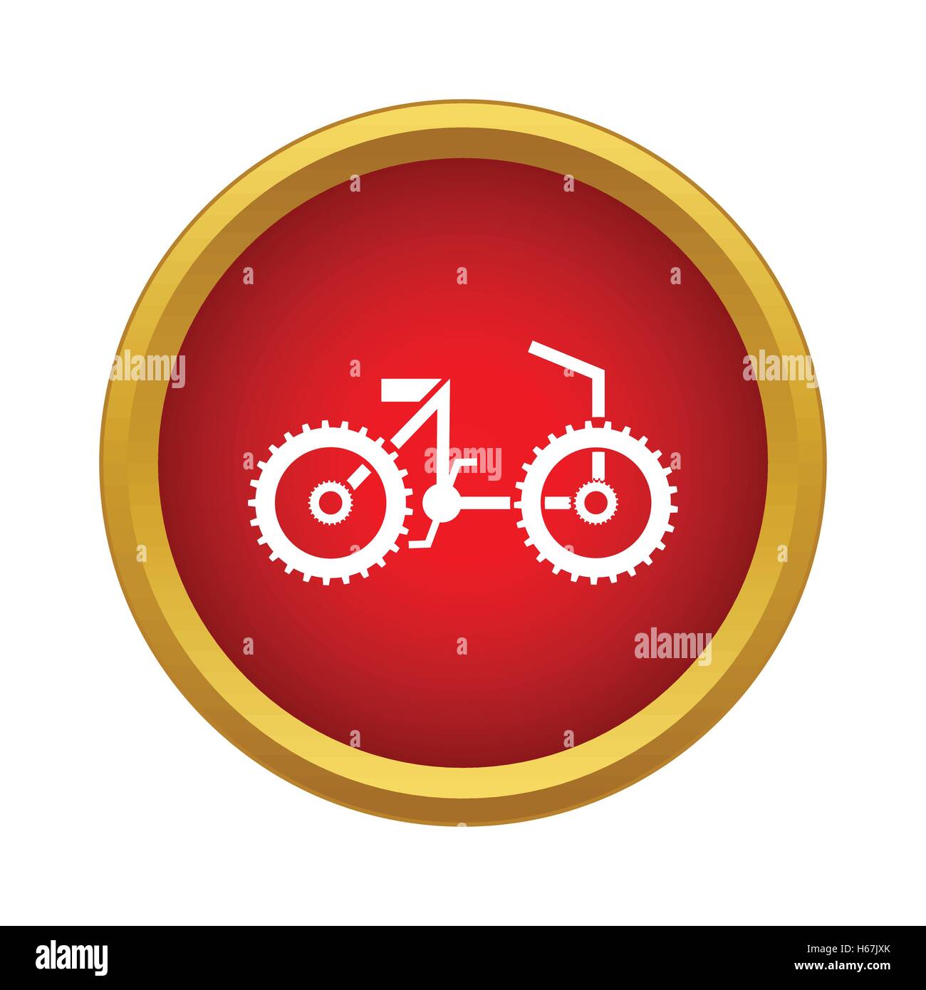 Track bike icon in Cut Out Stock Images & Pictures - Alamy