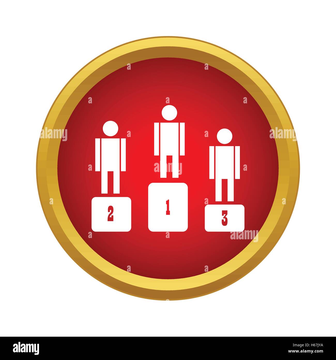 Red round stage podium Cut Out Stock Images & Pictures - Alamy