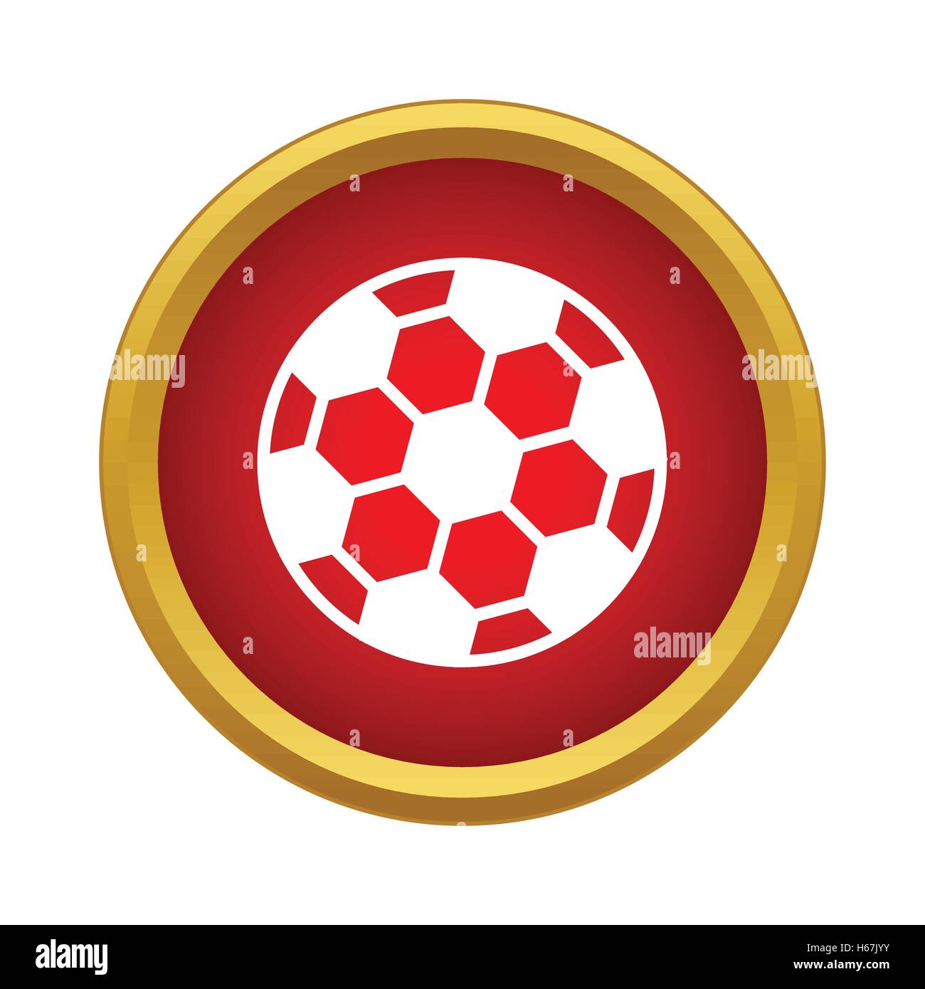 Professional soccer ball icon, simple style Stock Vector Image & Art ...