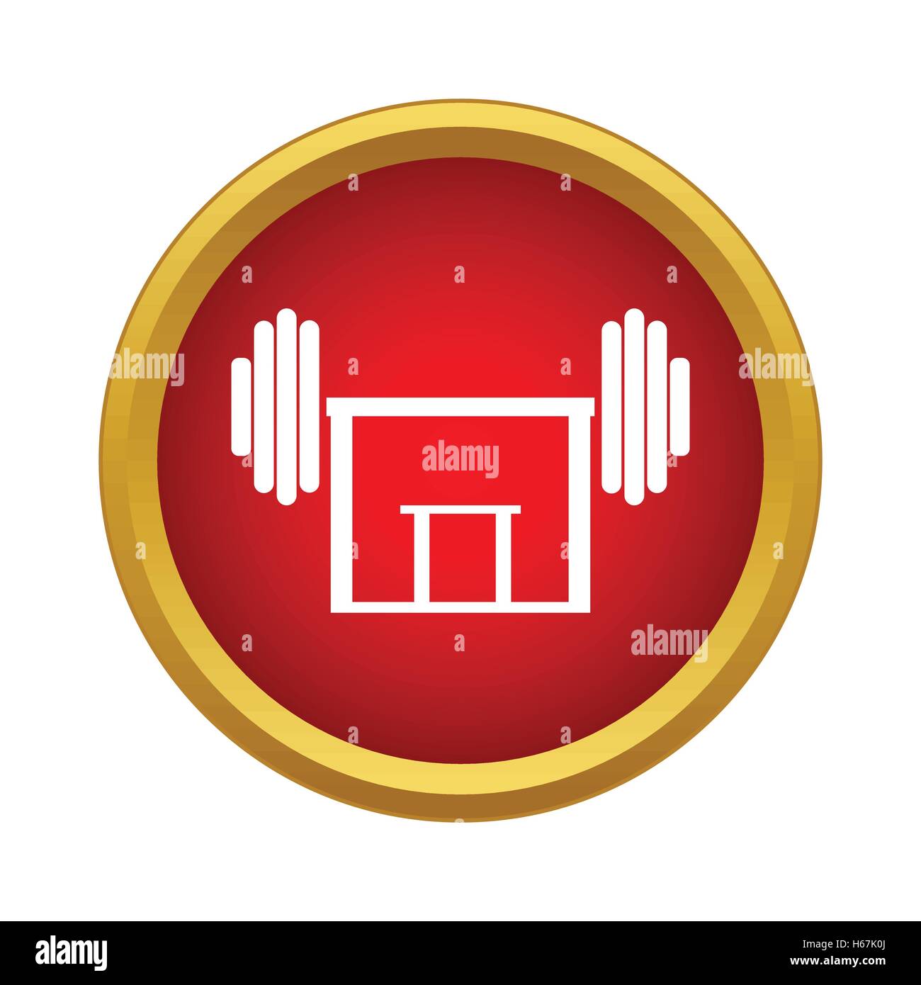 Rod on rack icon, simple style Stock Vector Image & Art - Alamy