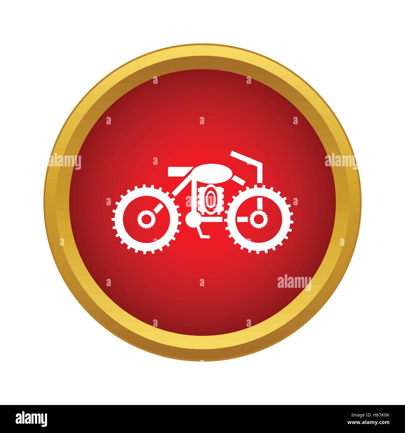 Motorcycle icon, simple style Stock Vector Image & Art - Alamy