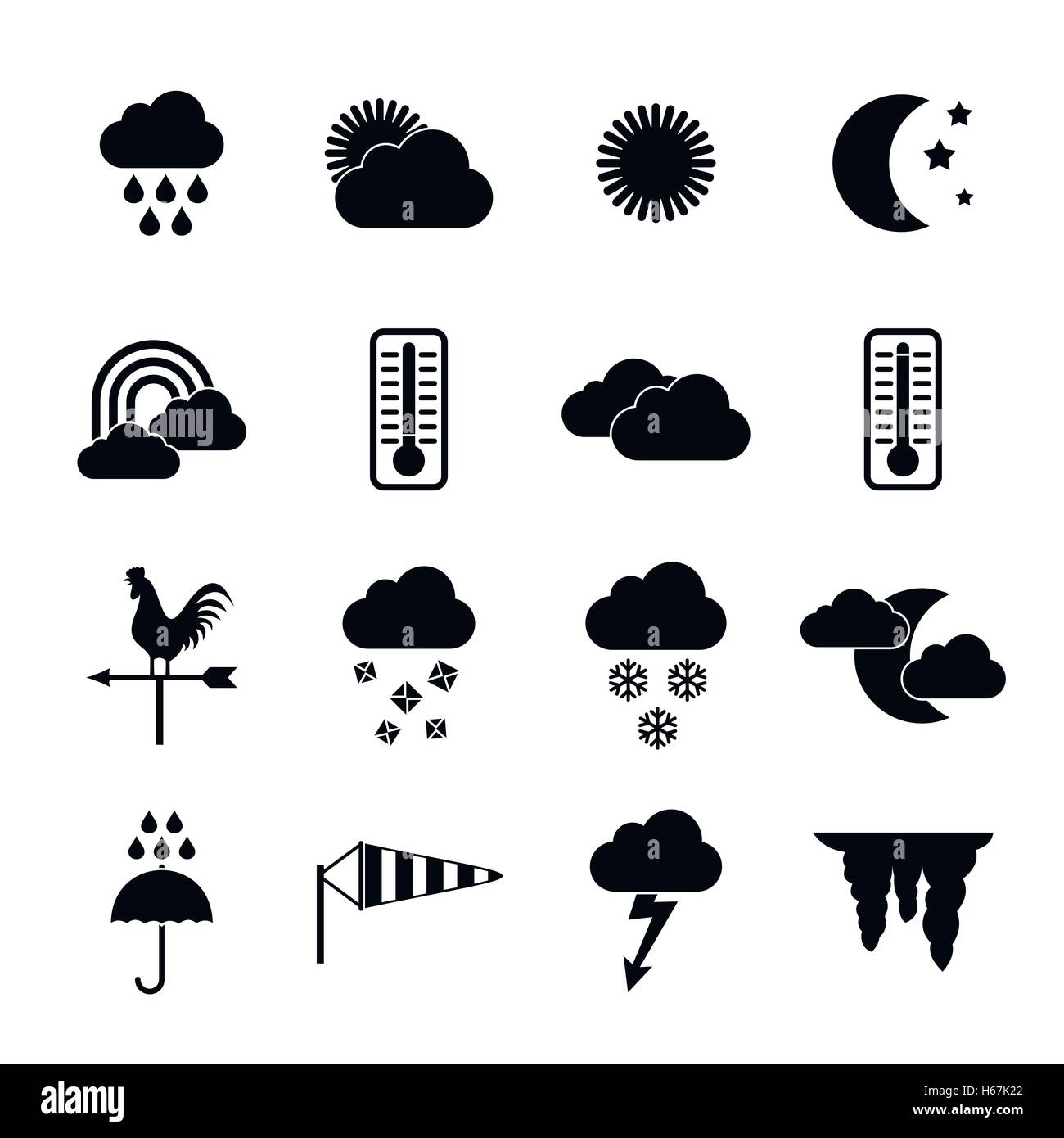 Hot and hazy weather Stock Vector Images - Alamy