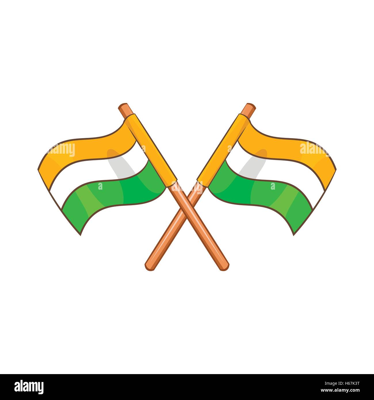 Two indian flag Cut Out Stock Images & Pictures - Alamy