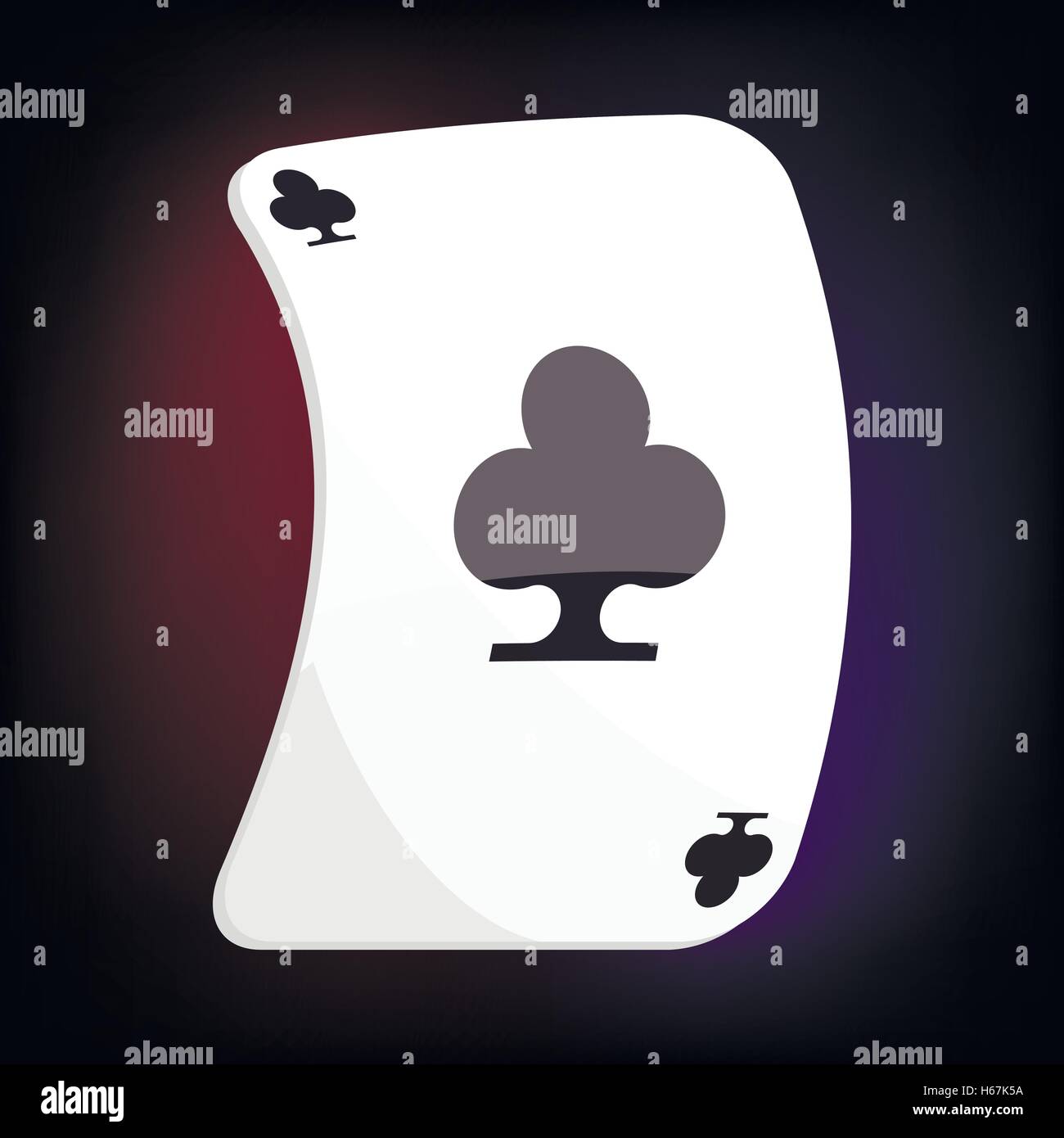 Ace card icon cartoon style hi-res stock photography and images - Alamy
