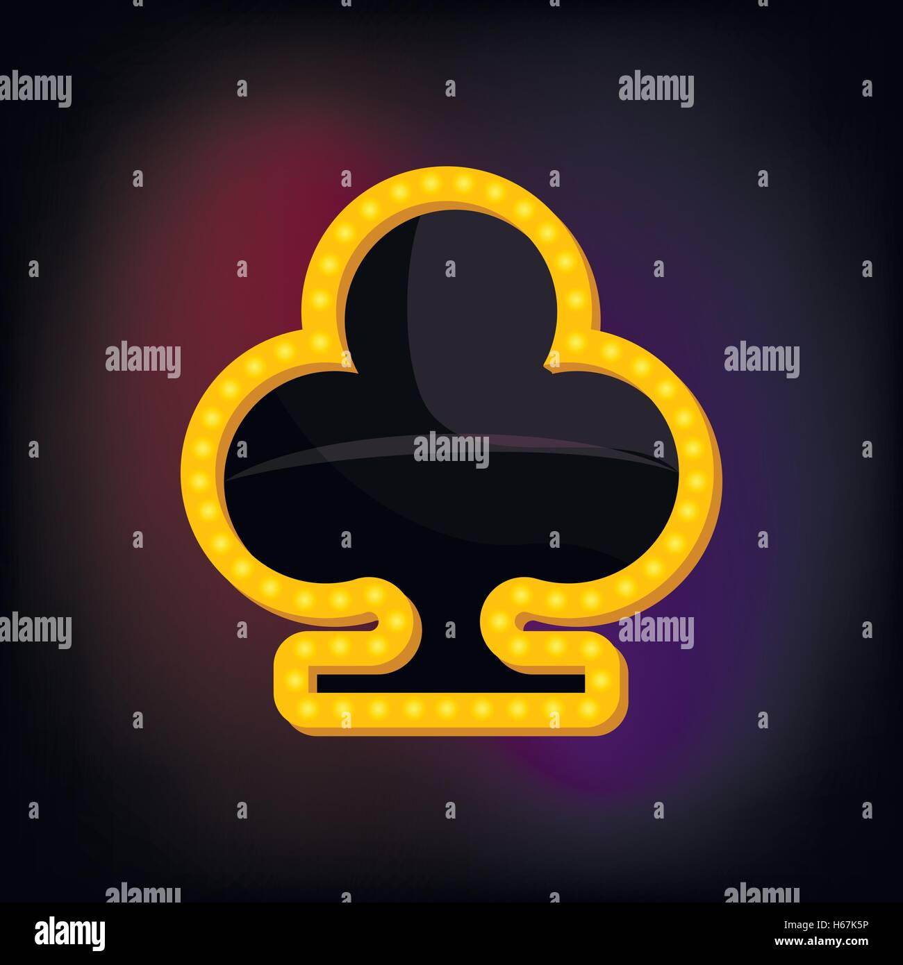 Club suit icon, cartoon style Stock Vector Image & Art - Alamy