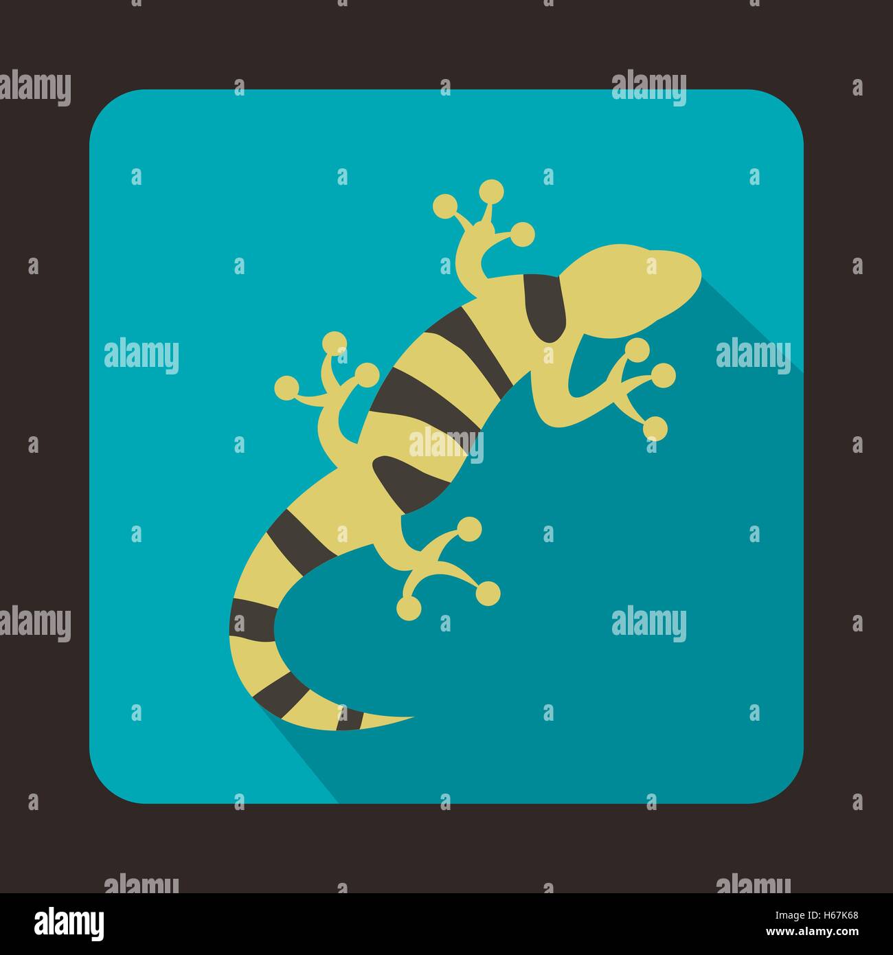 Striped lizard Stock Vector Images - Alamy