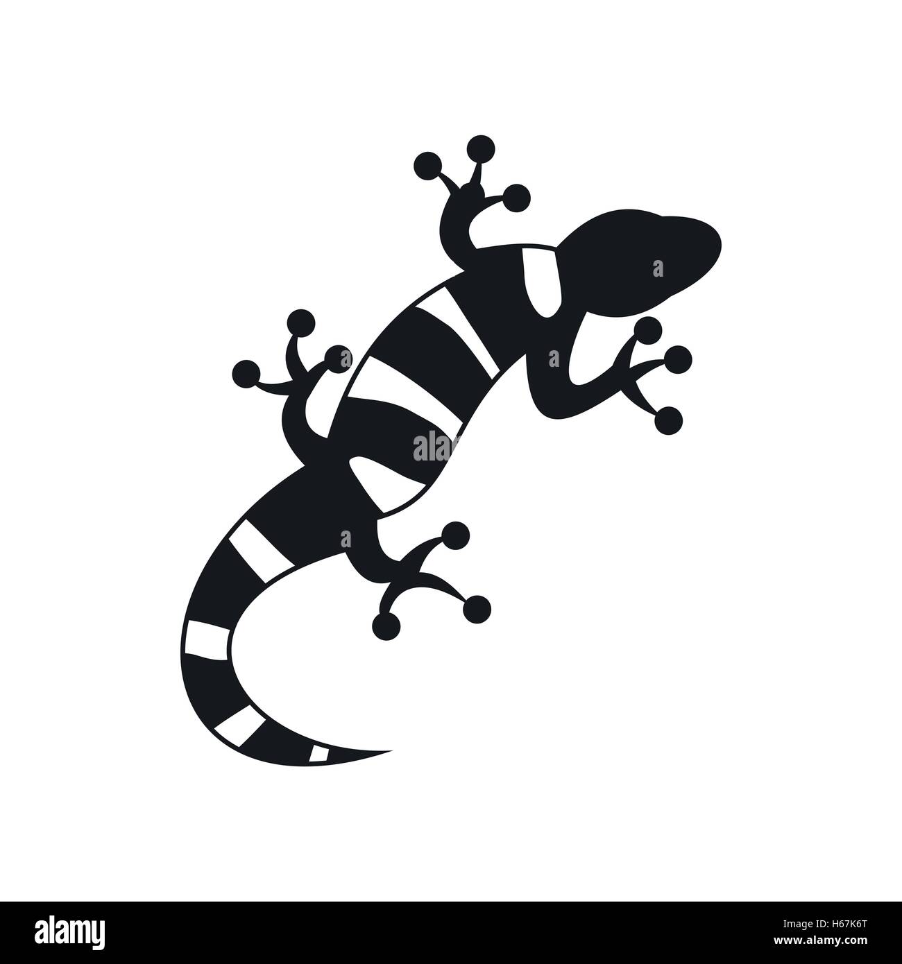 Lizard icon, simple style Stock Vector Image & Art - Alamy