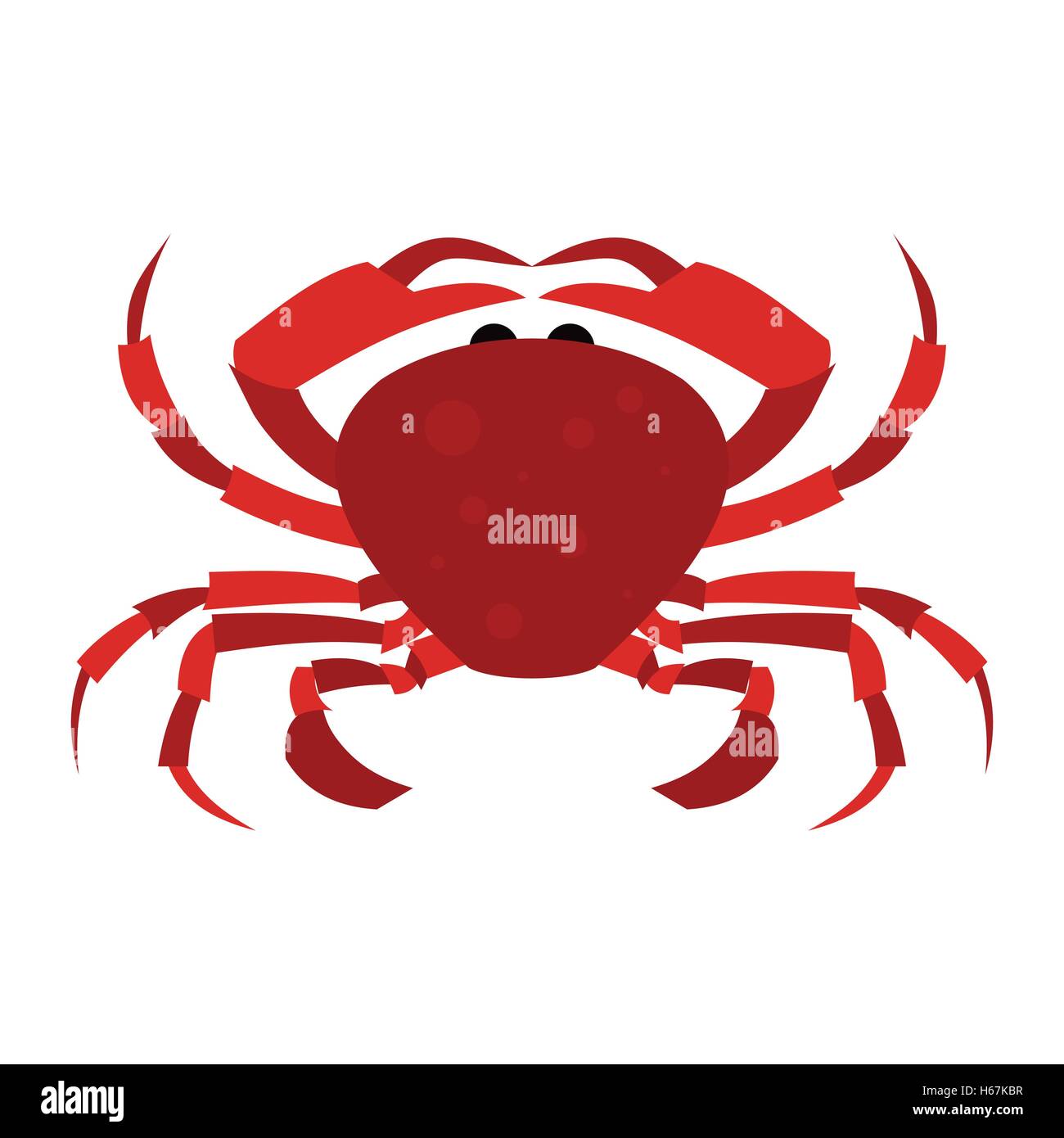 Red Crab icon Stock Vector Image & Art - Alamy