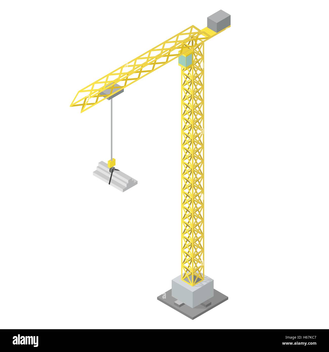 Isometric industrial crane Stock Vector Image & Art - Alamy