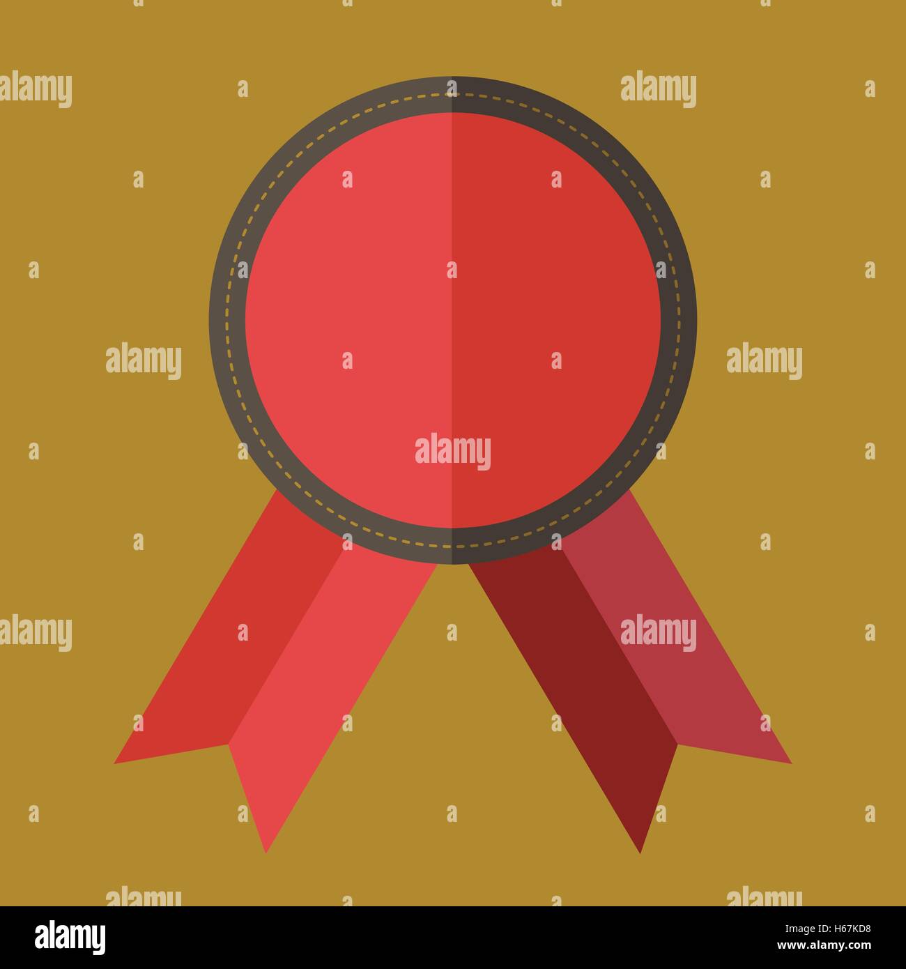 Red vintage badge Stock Vector Image & Art - Alamy