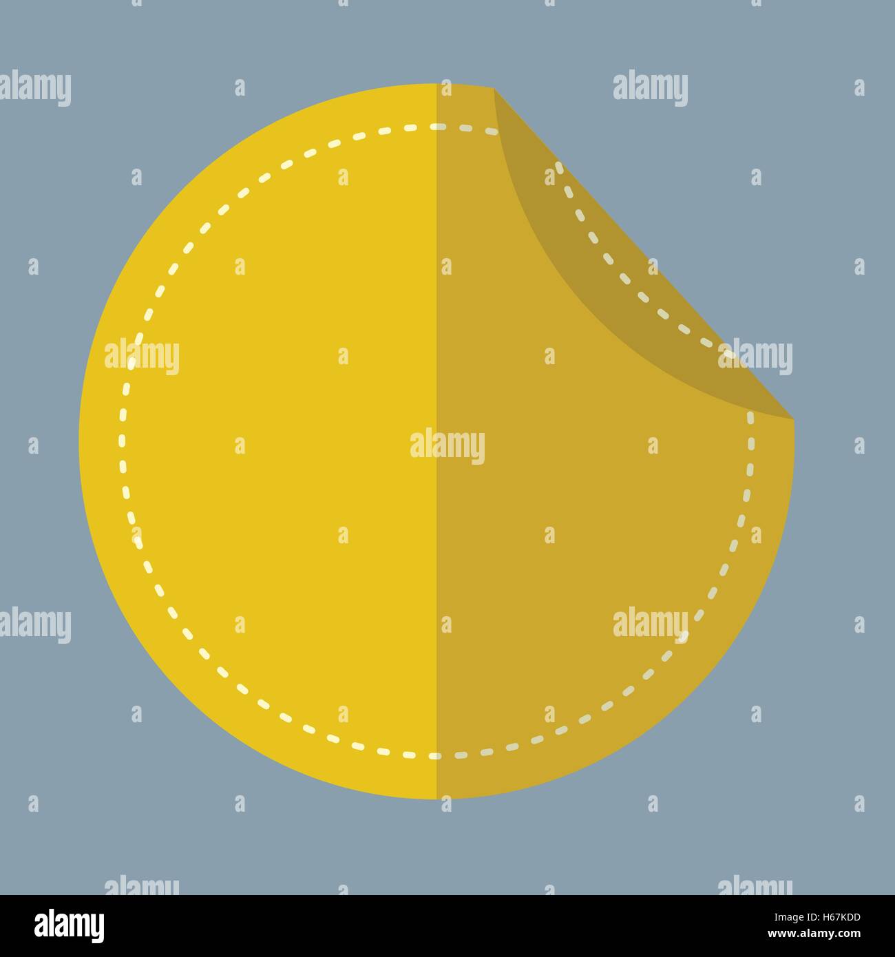 Yellow vintage badge Stock Vector Image & Art - Alamy