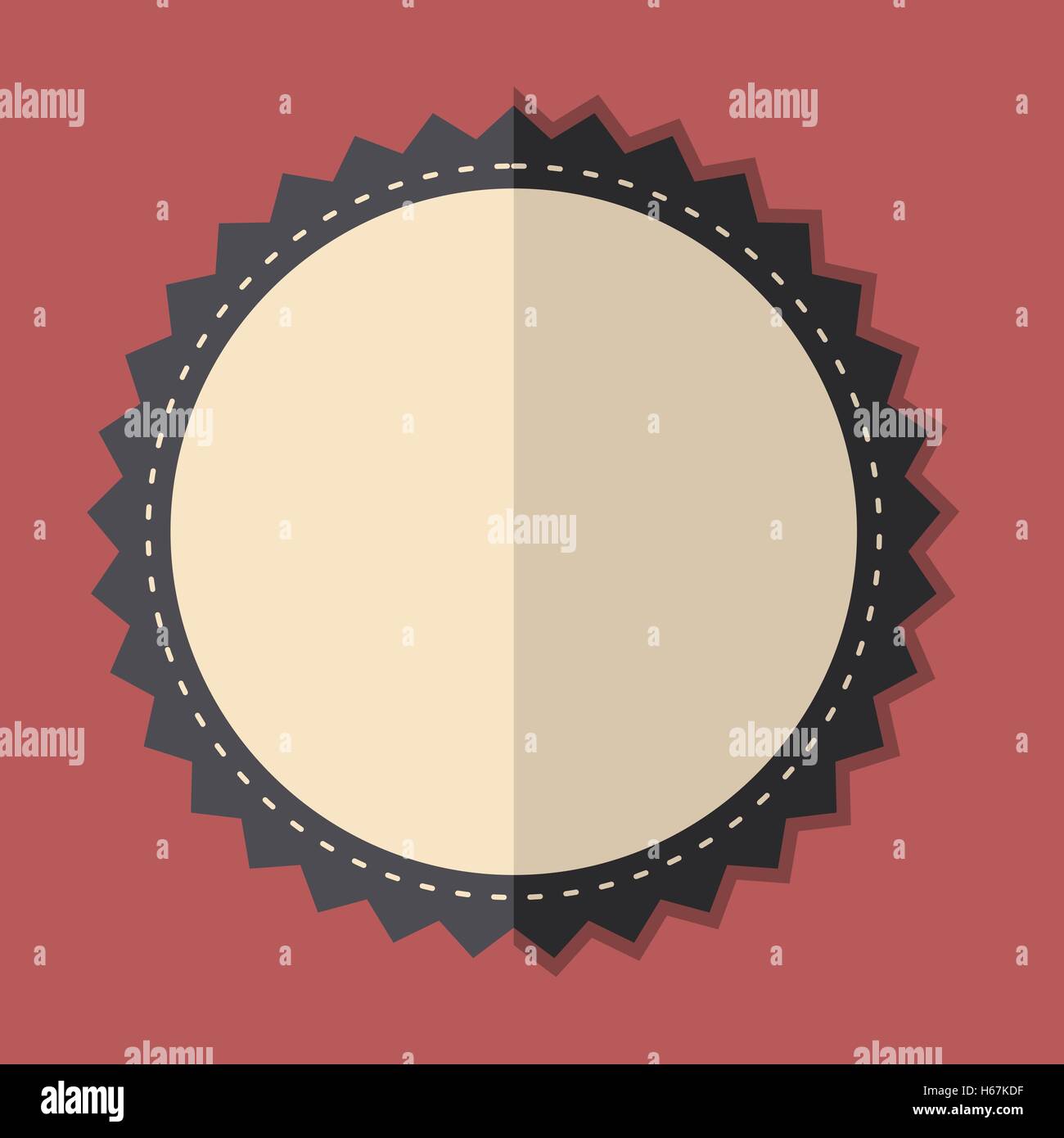 Beige vintage badge Stock Vector Image & Art - Alamy