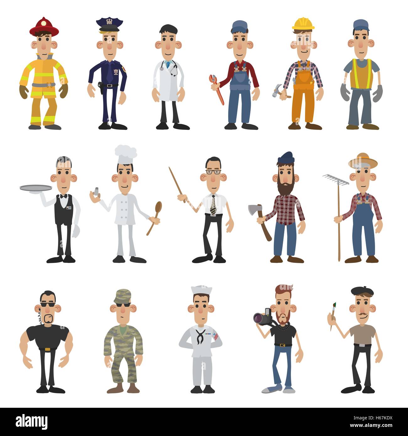 Military professions Cut Out Stock Images & Pictures - Alamy