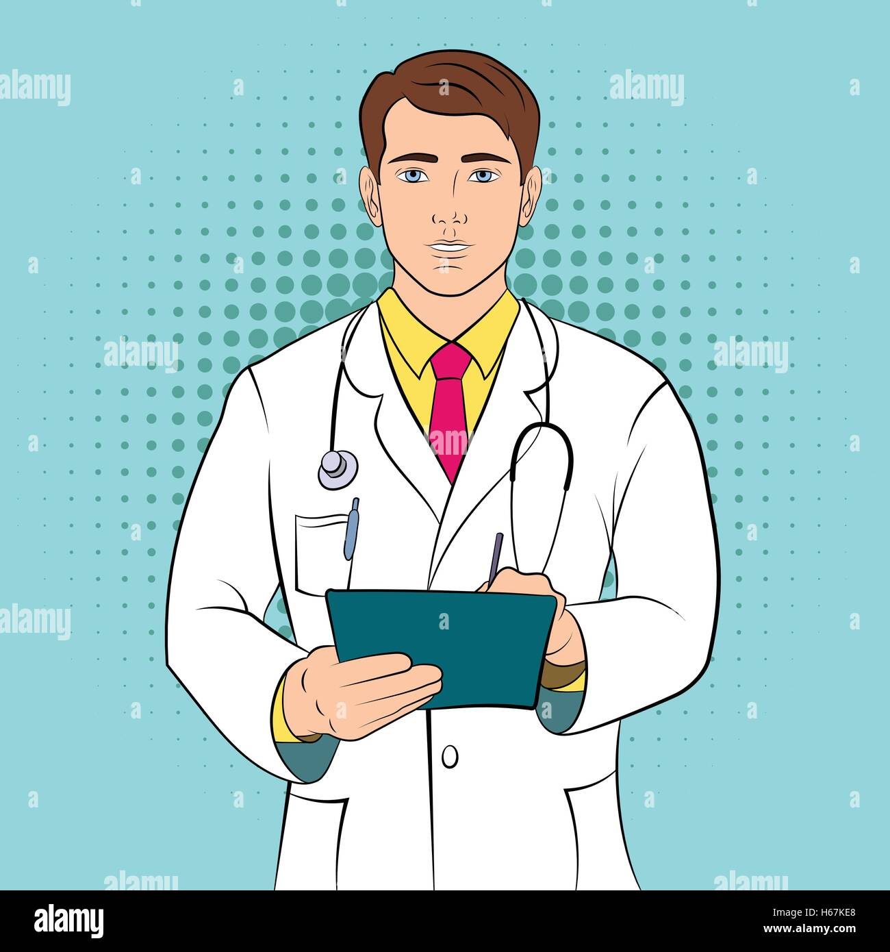 Doctor comics concept Stock Vector Image & Art - Alamy