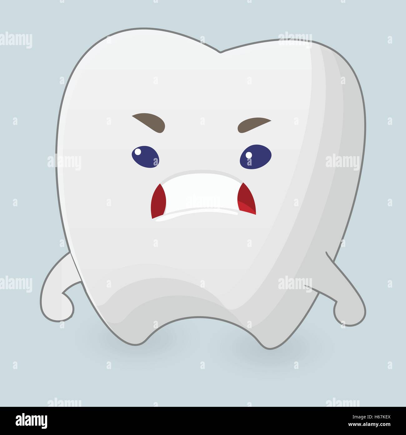 Angry Cartoon Teeth
