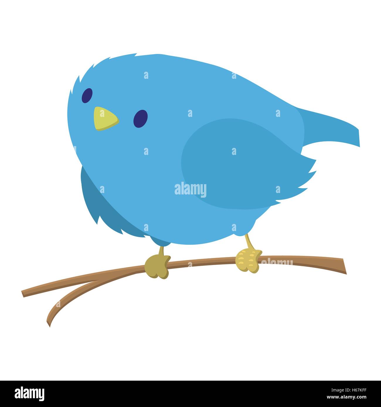 Single small bird on Stock Vector Images - Alamy