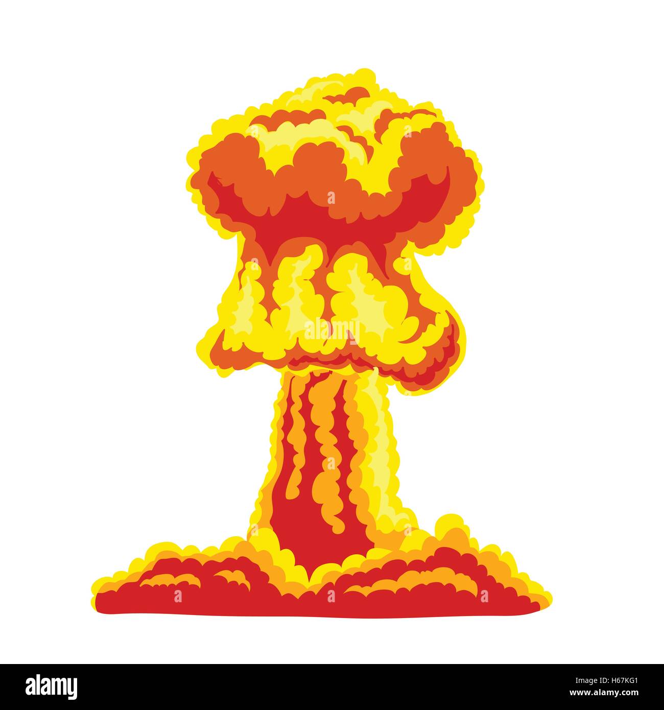 Mushroom cloud sign Stock Vector Image & Art - Alamy