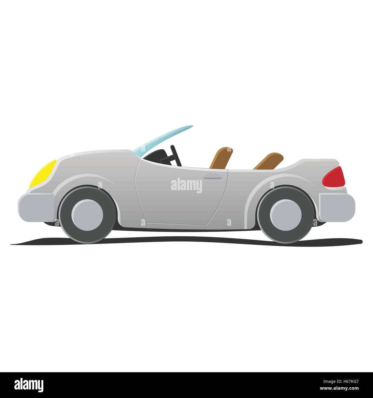 Convertible - cartoon illustration Stock Vector Image & Art - Alamy