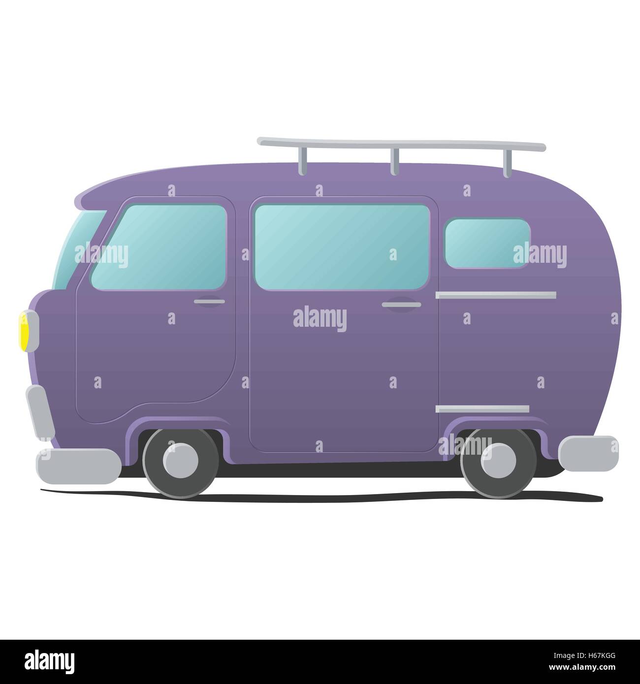 Cartoon van hi-res stock photography and images - Alamy