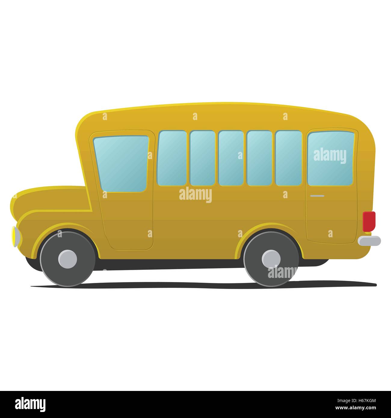 Yellow school bus cartoon Stock Vector Image & Art - Alamy