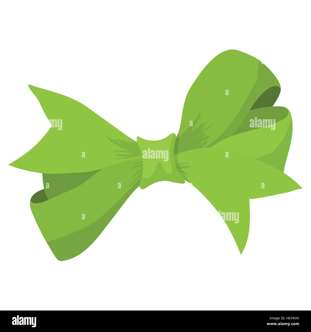 Cartoon bow green sign Stock Vector Image & Art - Alamy