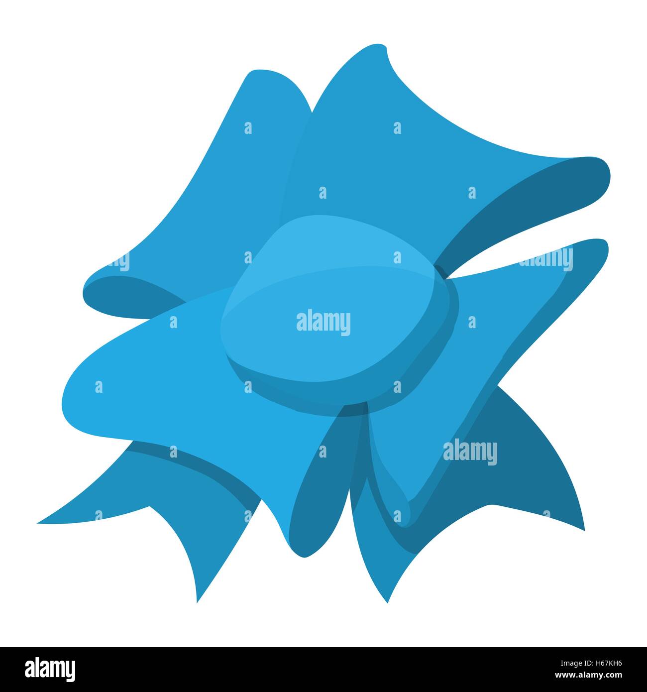Cartoon bow blue sign Stock Vector Image & Art - Alamy