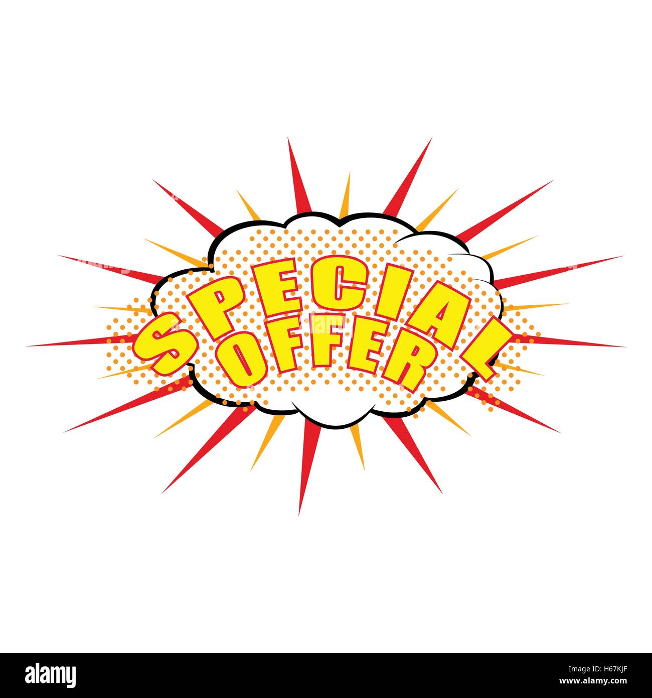 Special offer comics icon Stock Vector Image & Art - Alamy