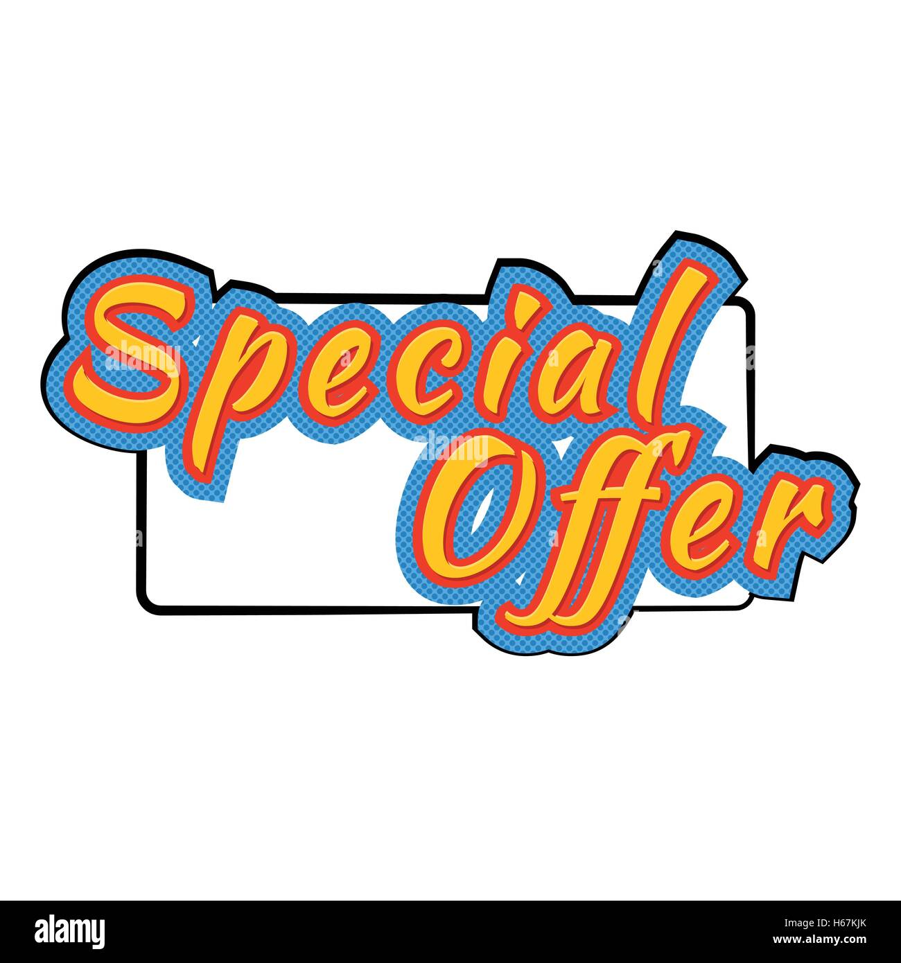 Special offer comics icon Stock Vector Image & Art - Alamy