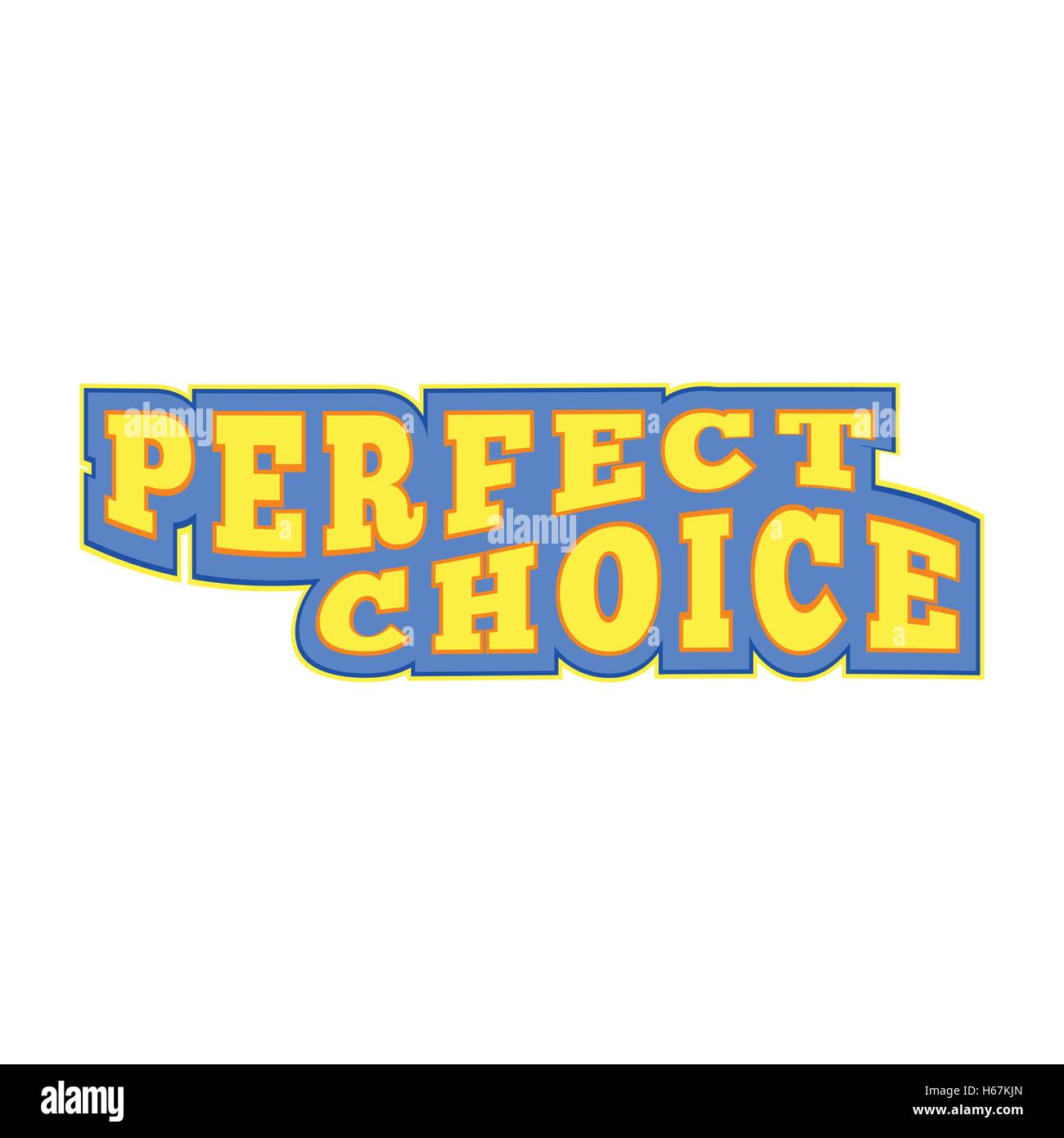 Perfect choice comics icon Stock Vector Image & Art - Alamy