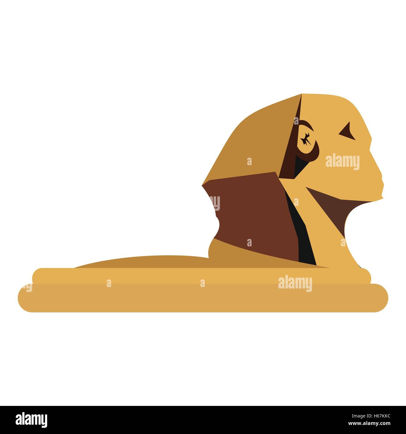 The Great Sphinx of Giza Stock Vector Image & Art - Alamy