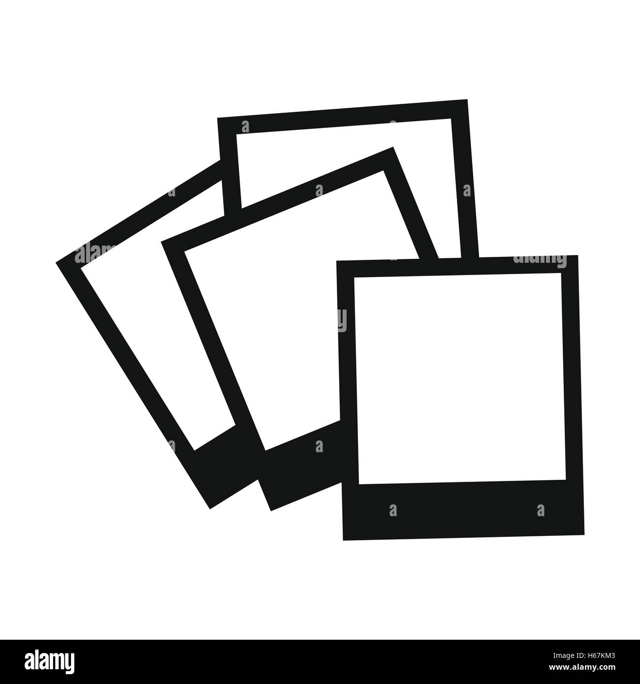 Family picture frames Cut Out Stock Images & Pictures - Alamy