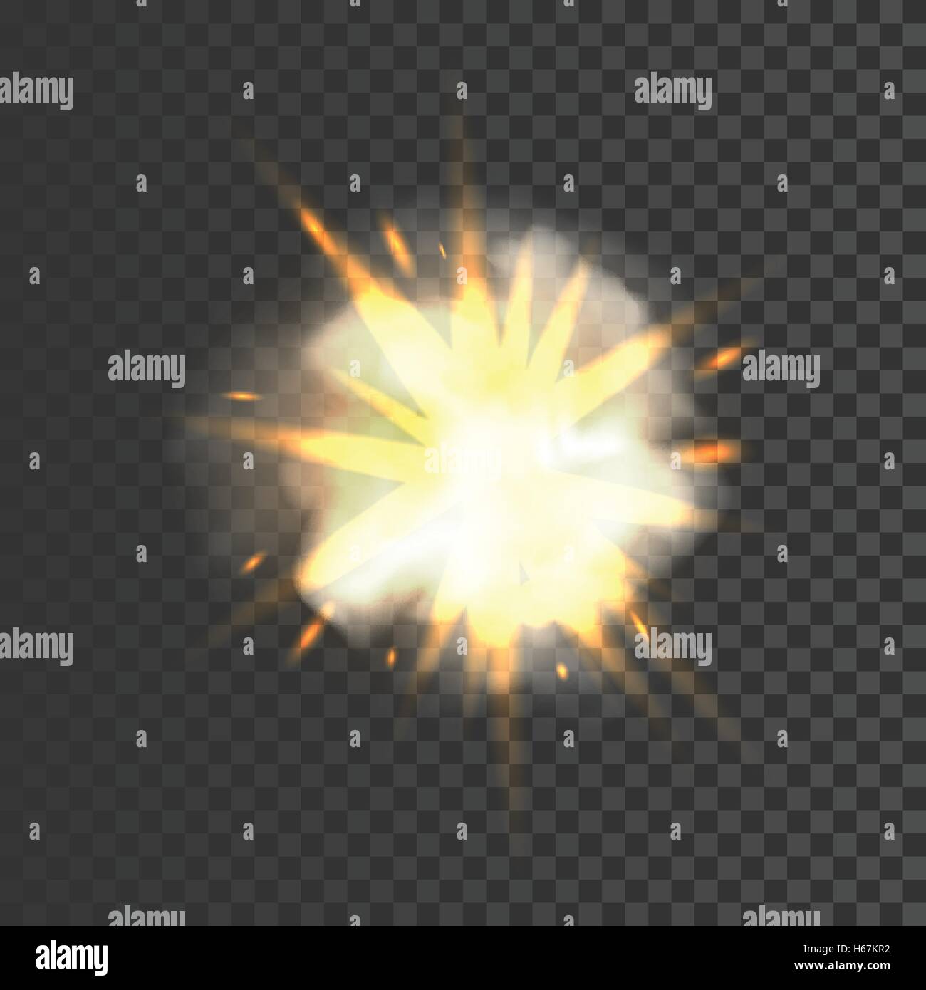 New realistic explosion sign Stock Vector Image & Art - Alamy