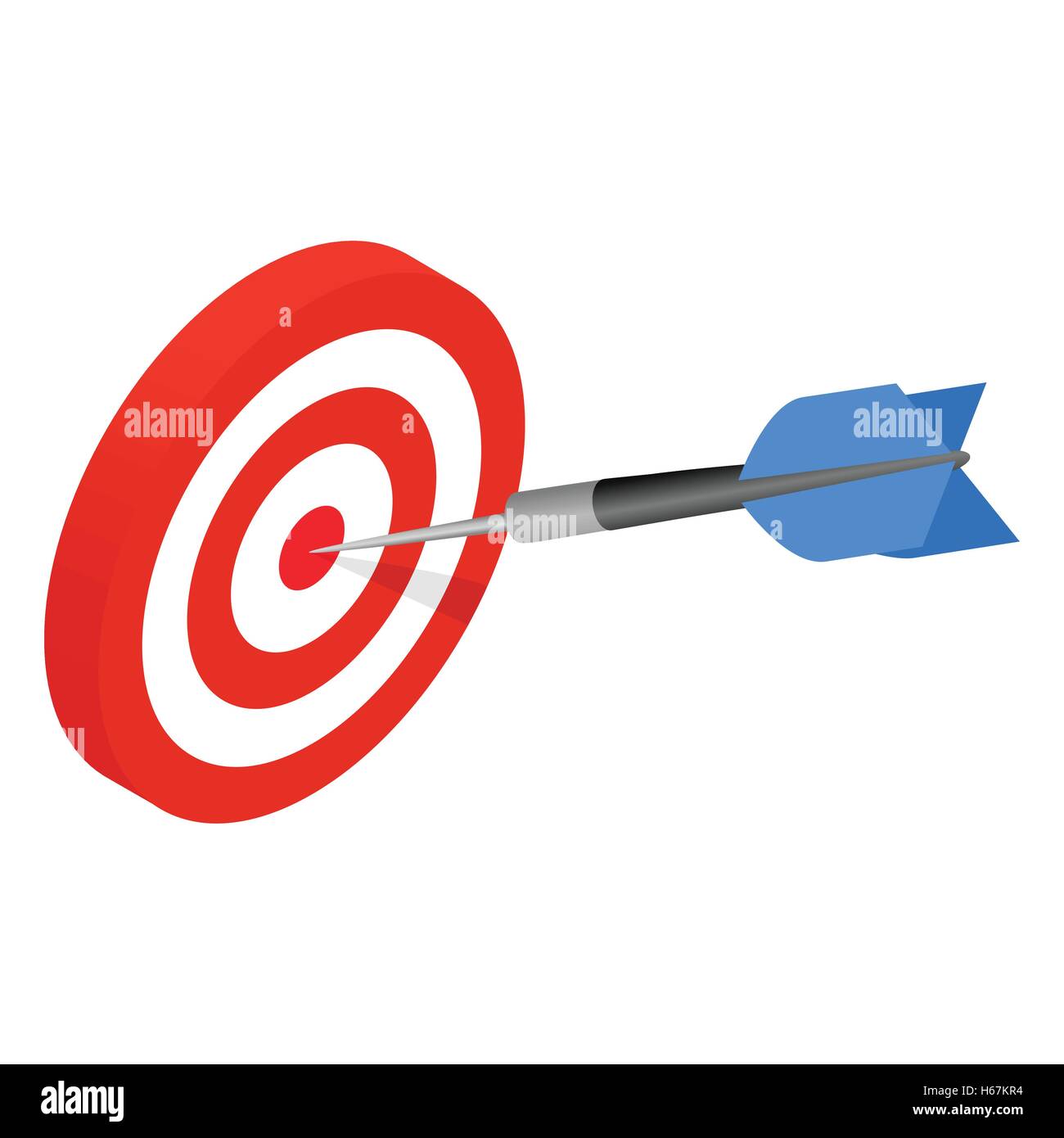 Paper target dart arrow Stock Vector Images - Alamy