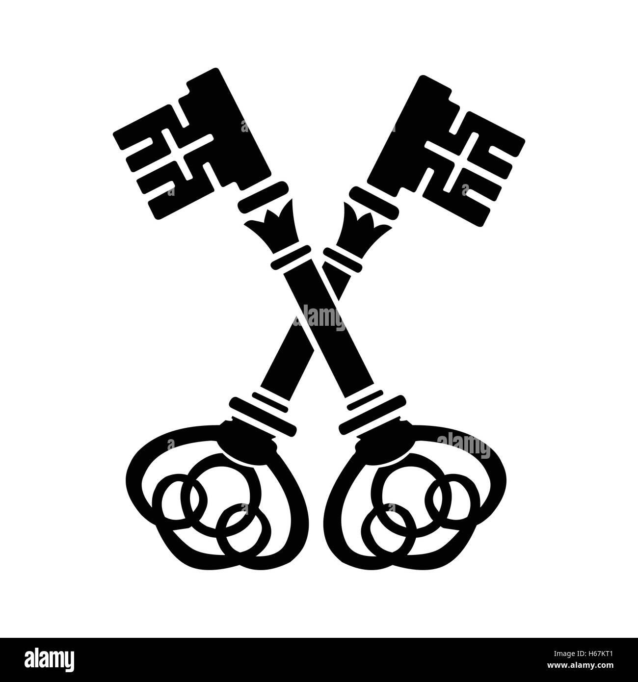 Keys simple icon Stock Vector Image & Art - Alamy