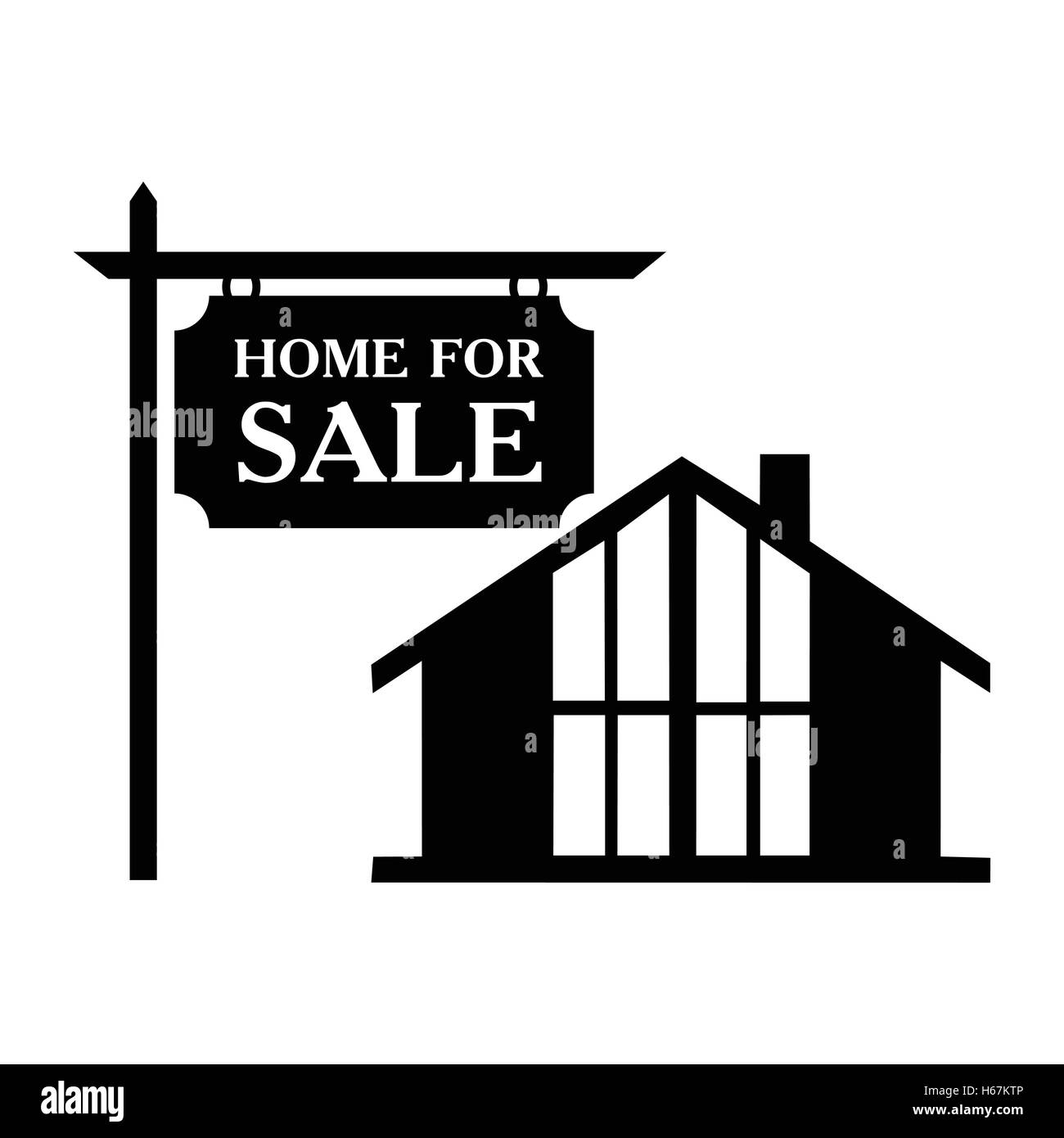 Sale house simple icon Stock Vector Image & Art - Alamy