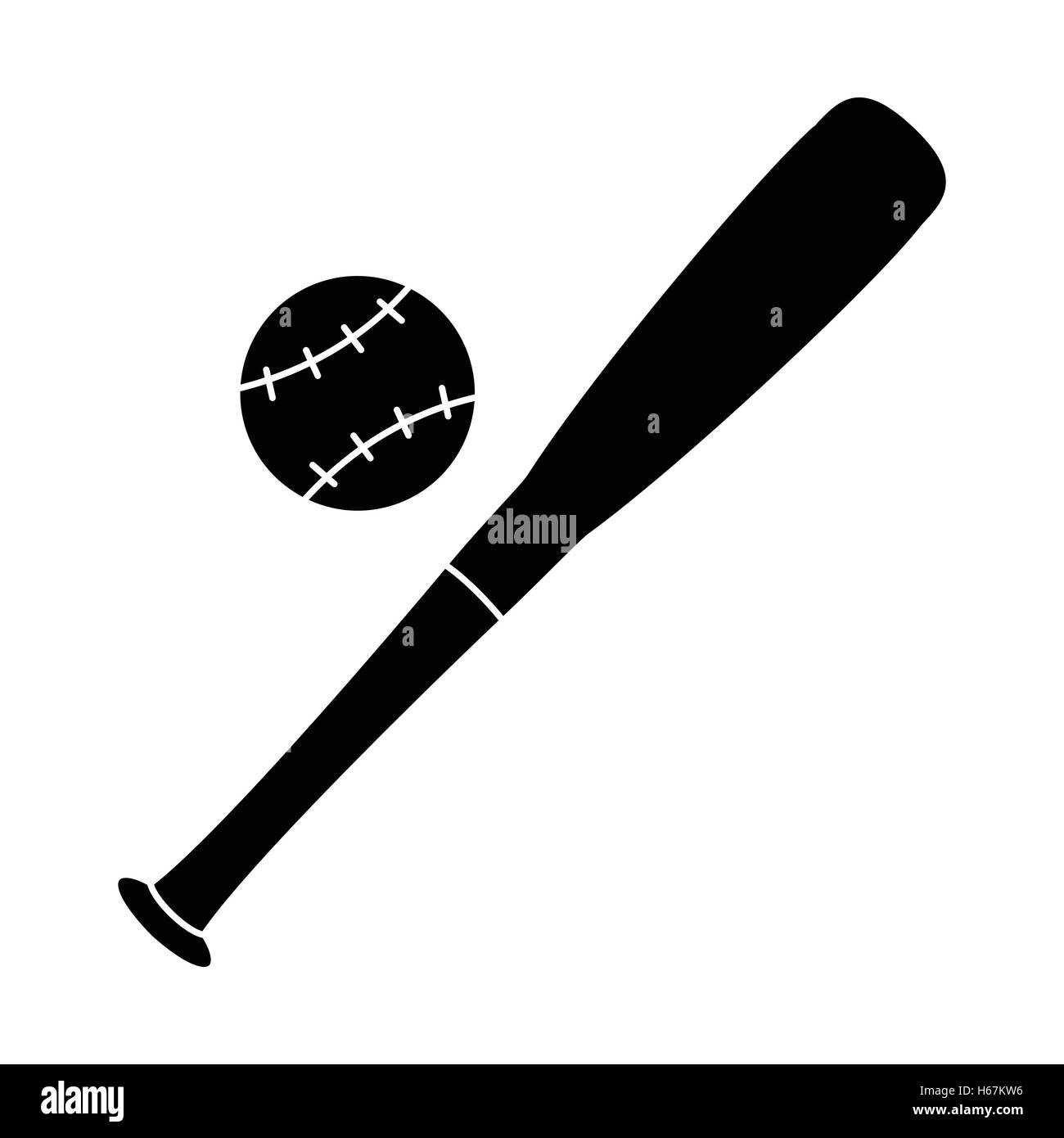 Baseball simple icon Stock Vector Image & Art - Alamy