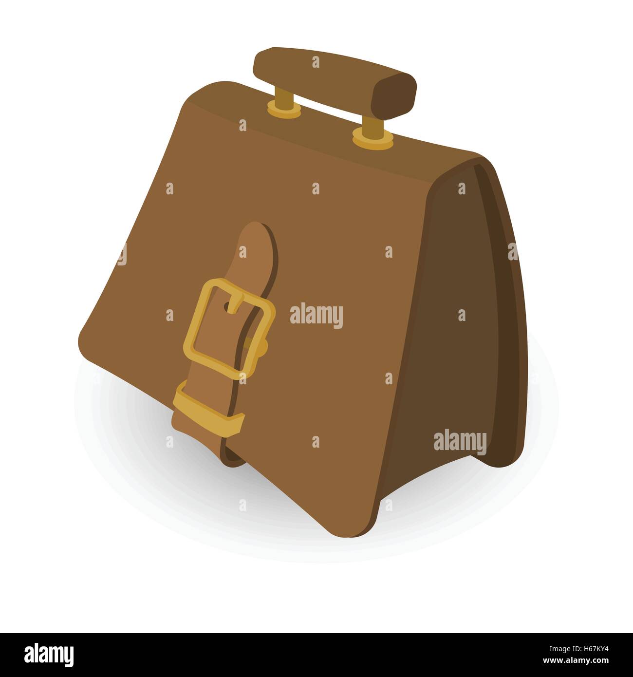 Briefcase brown cartoon illustration Stock Vector Image & Art - Alamy