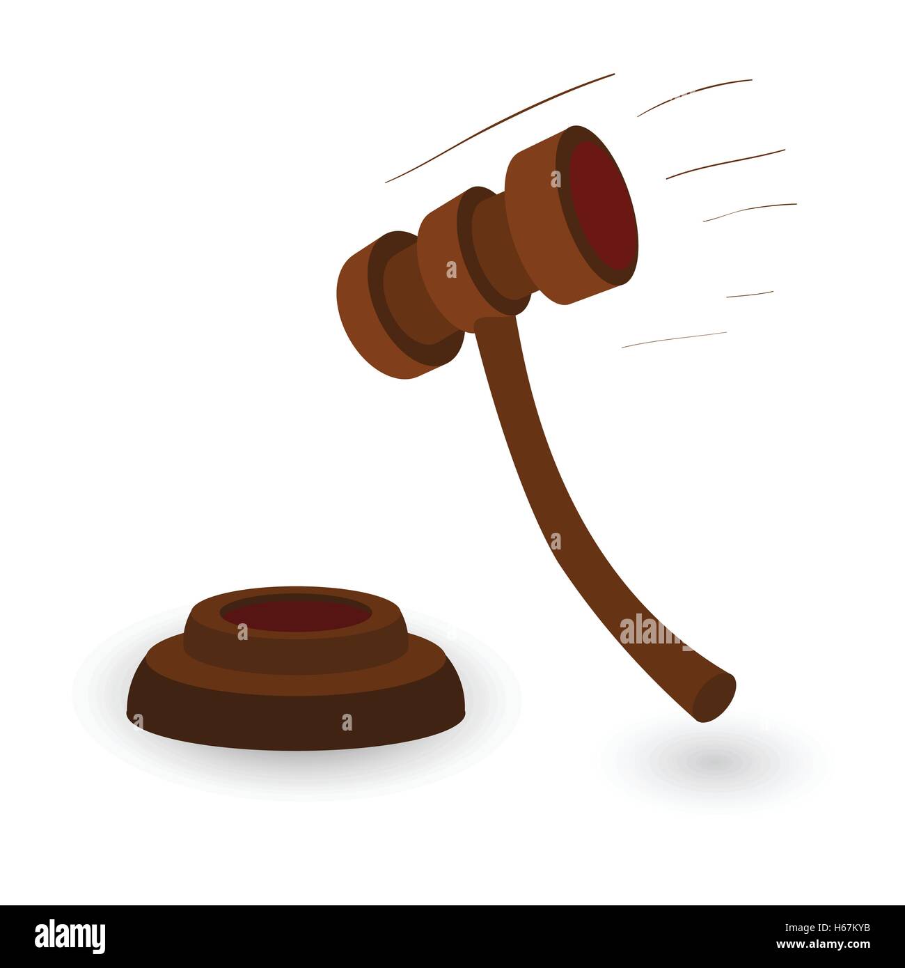 Gavel cartoon illustration Stock Vector Image & Art - Alamy