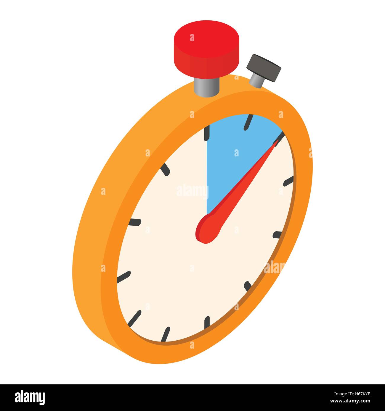Timer isometric 3d icon Stock Vector Image & Art - Alamy