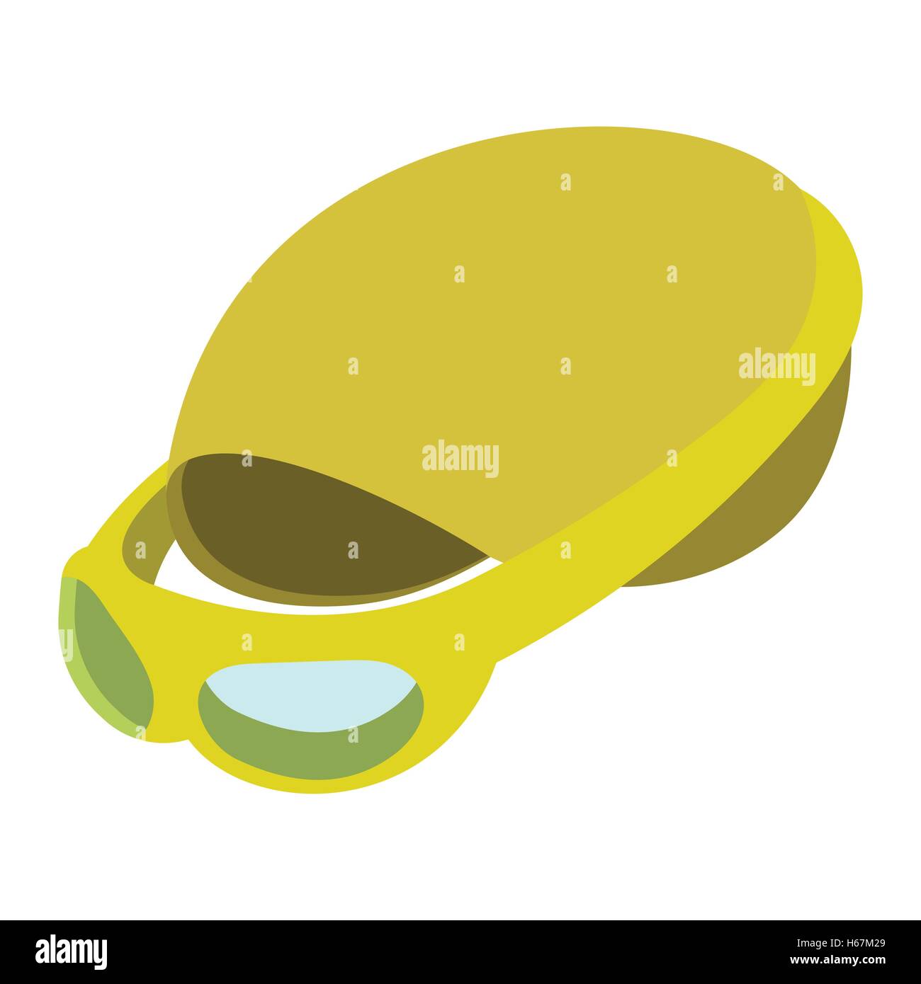 Swimming cap and goggles illustration Stock Vector Image & Art - Alamy