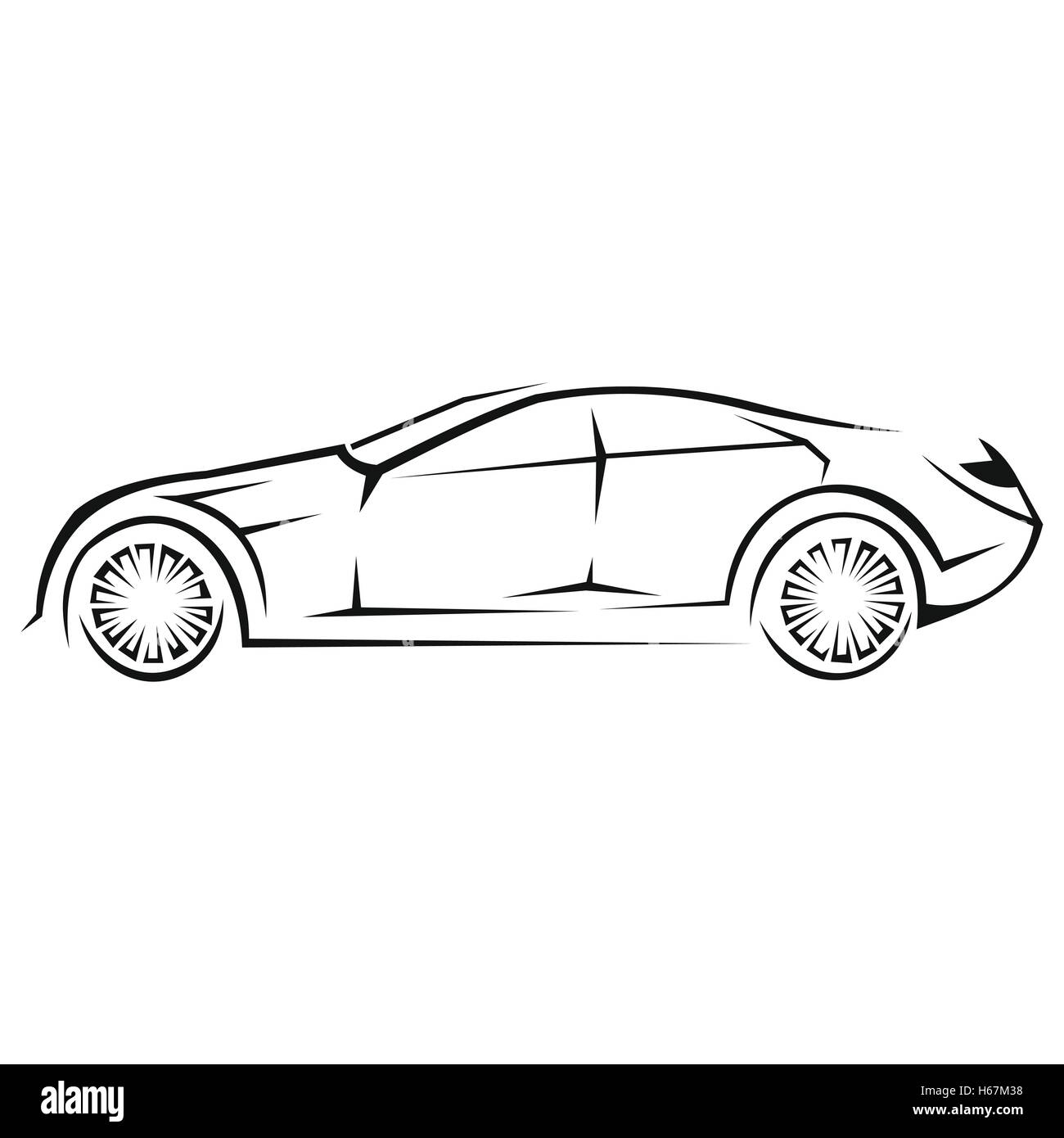 Car line icon Stock Vector Image & Art - Alamy