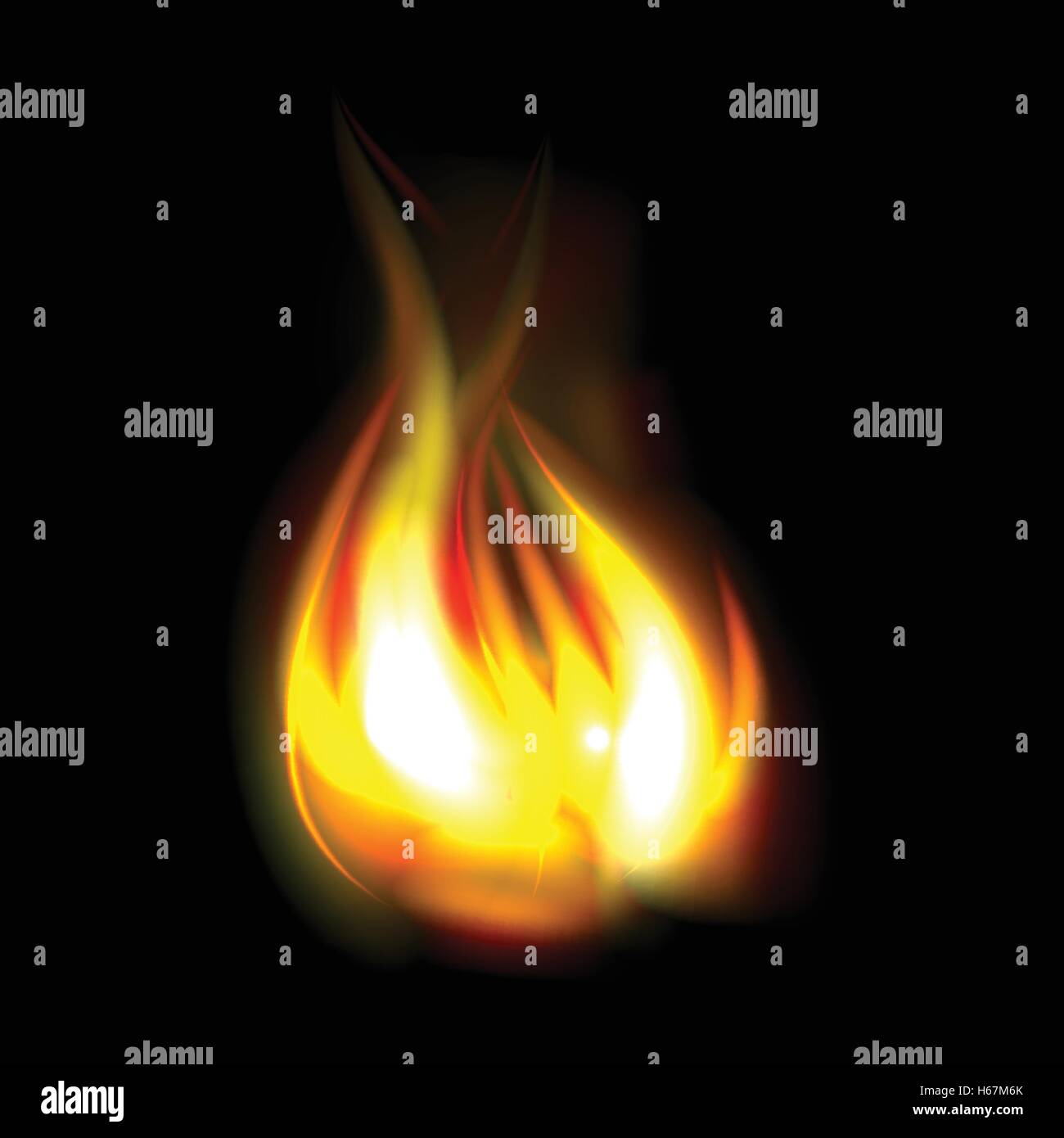Best realistic fire flame Stock Vector Image & Art - Alamy