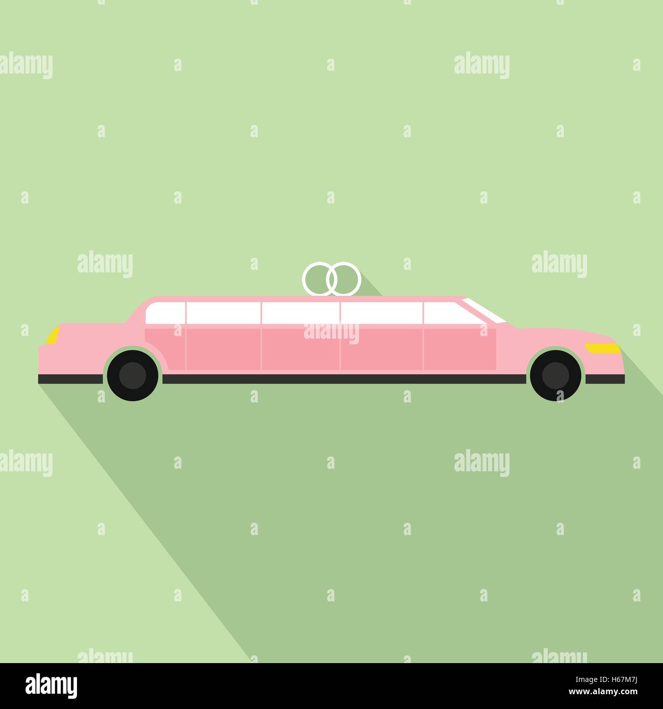 Black stretch limo Stock Vector Images - Alamy