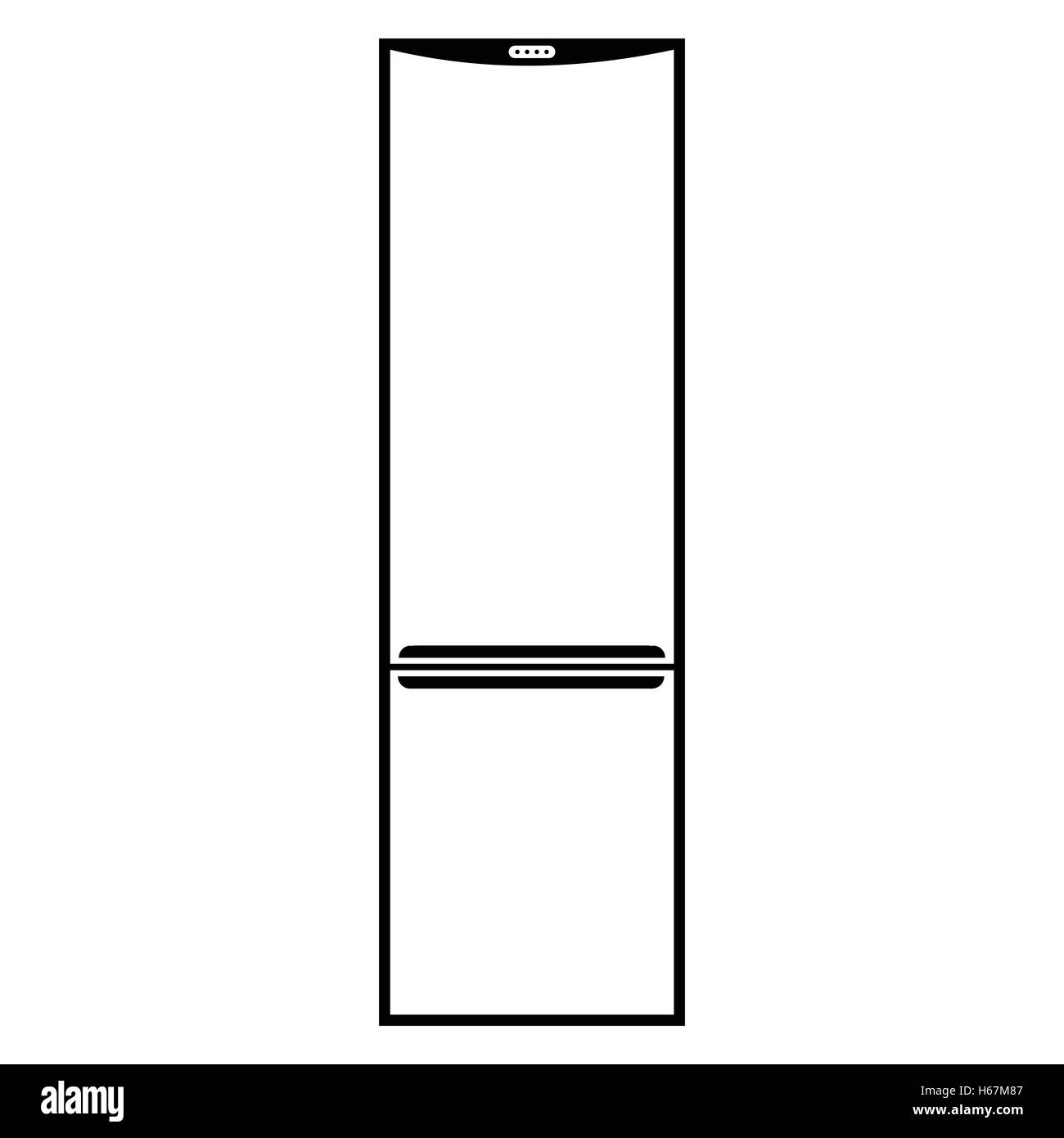 Refrigerator simple icon Stock Vector Image & Art - Alamy