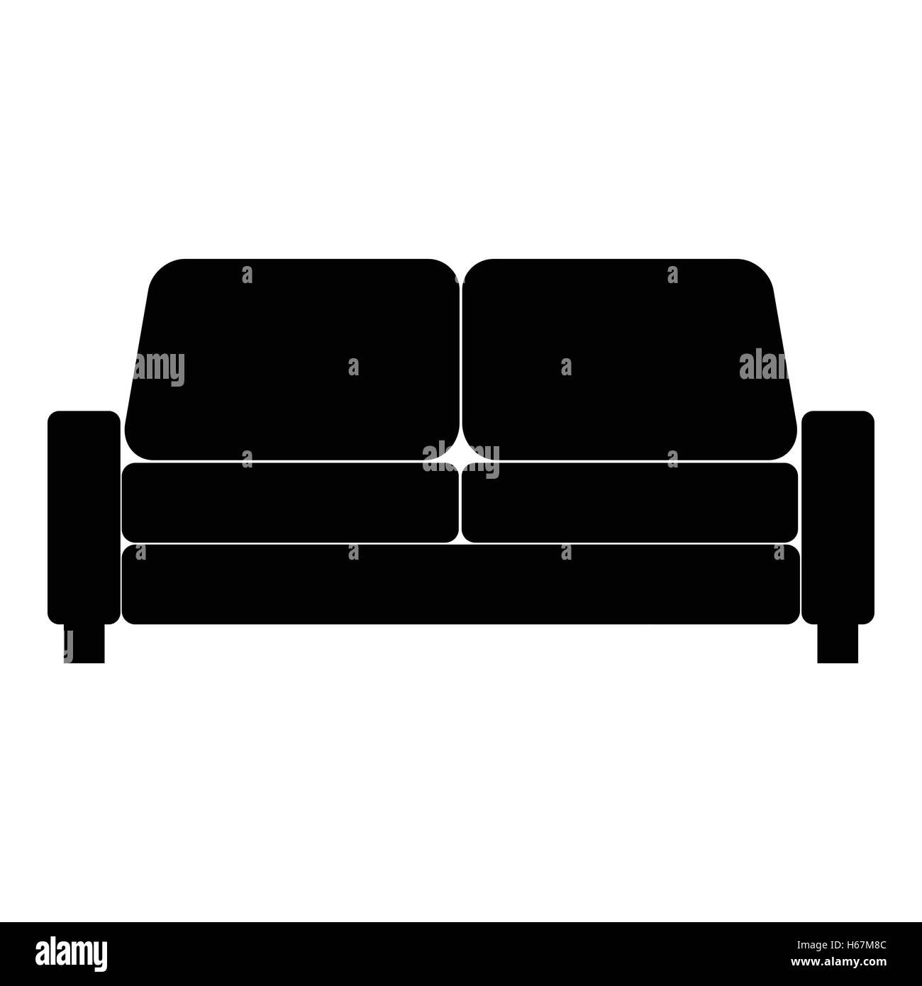 Sofa furniture simple icon Stock Vector Image & Art - Alamy